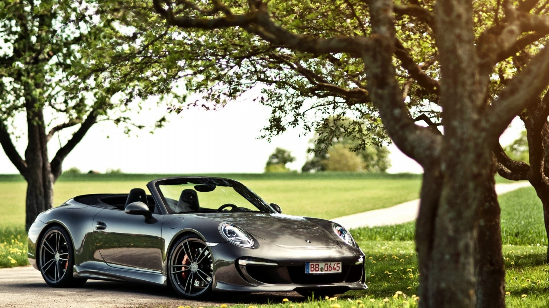 Stunning Porsche Convertible HD Wallpaper | Ultimate Vehicle Elegance