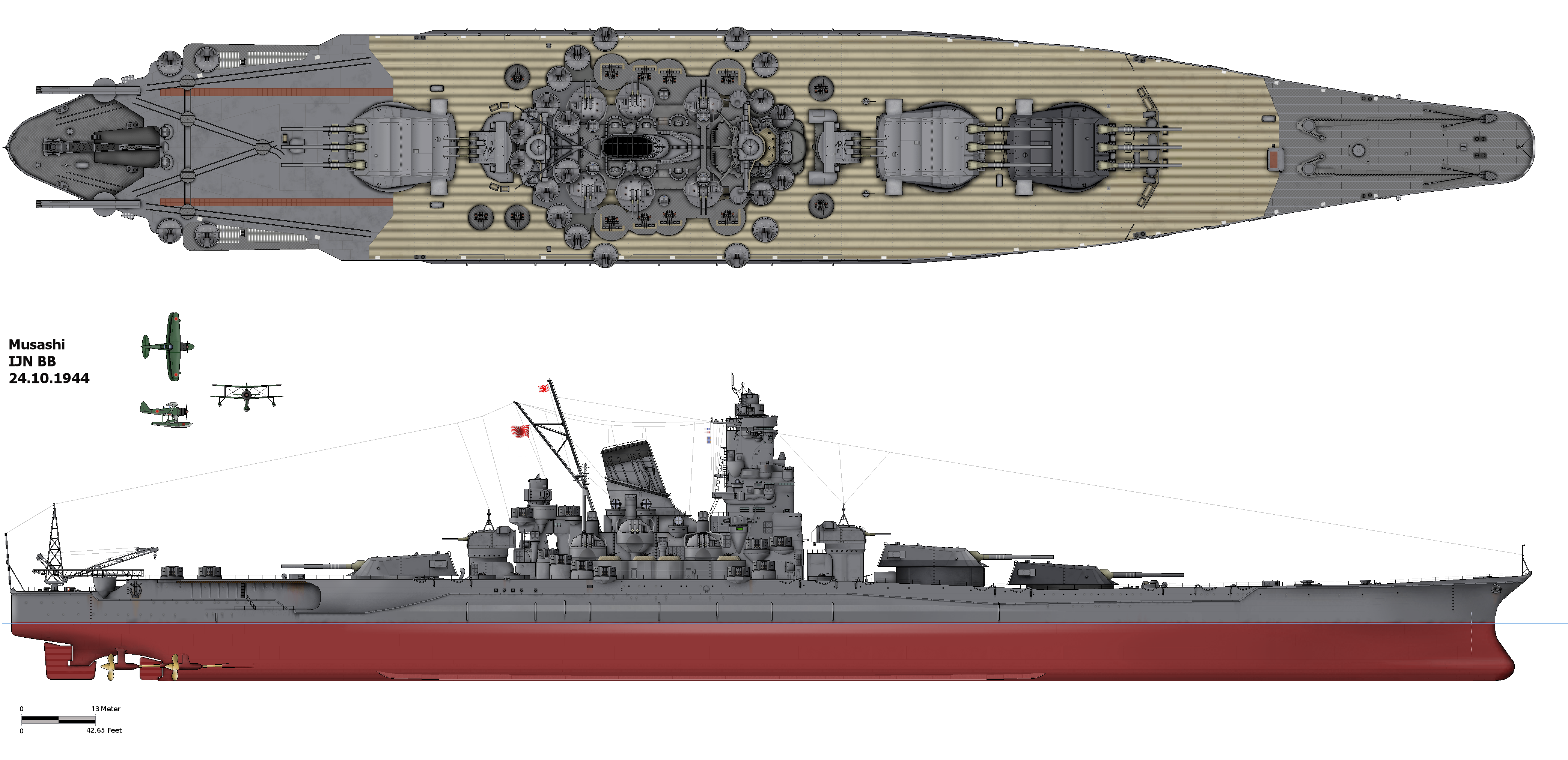 HD Military Battleship Blueprint – Precision and Power at Sea