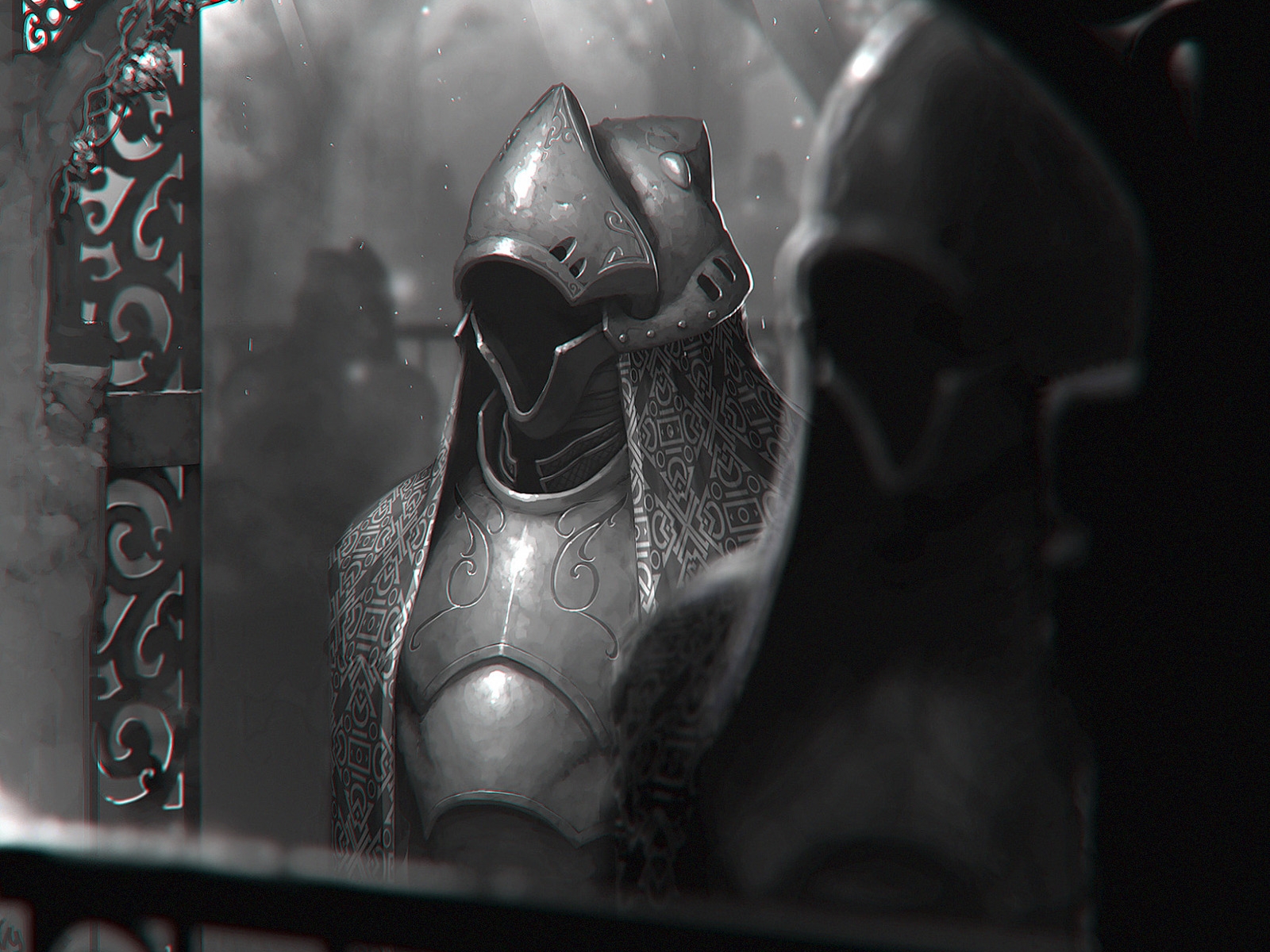 Enigmatic Fantasy Guardian: HD Creature Wallpaper