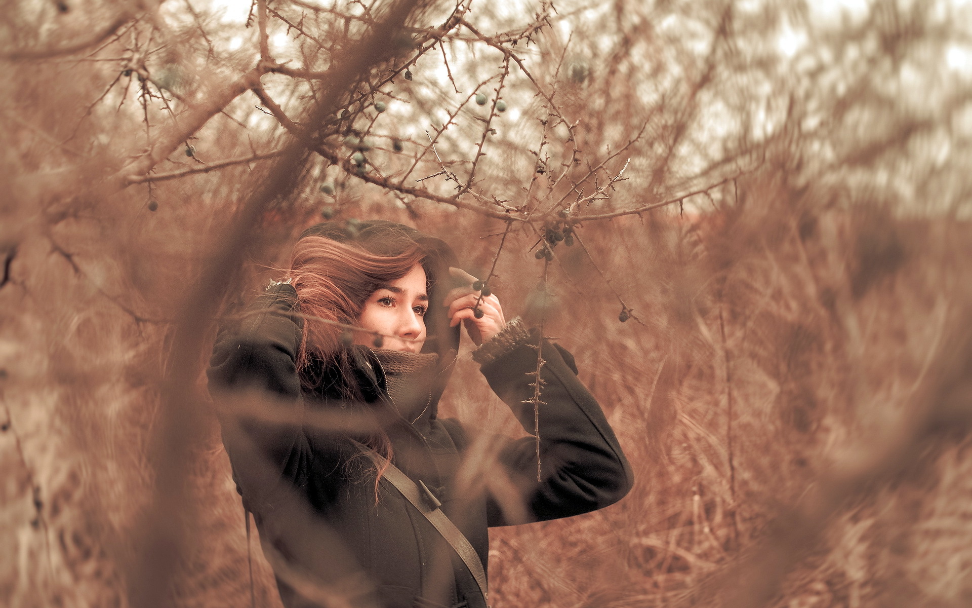 Download Woman Mood HD Wallpaper