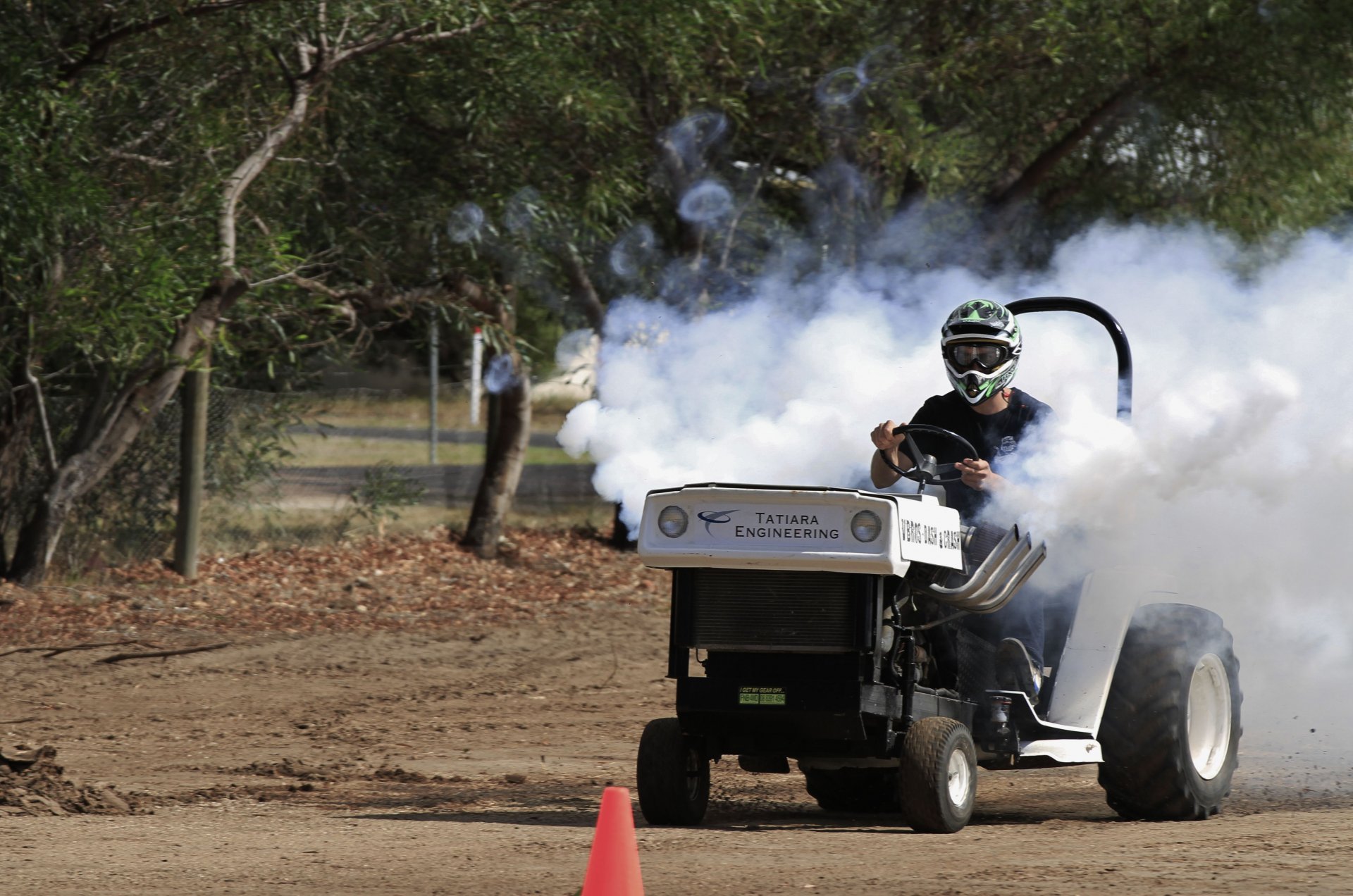 4K Ultra HD Smoke Show: High-Powered Tractor Burnout