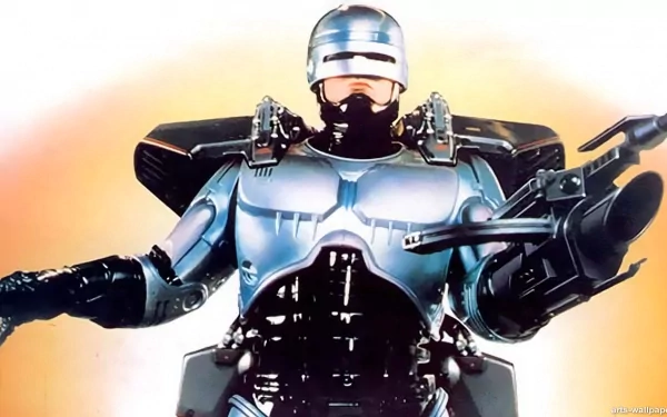 Download Retro Wave Retro RoboCop Movie Robocop (1987) Wallpaper