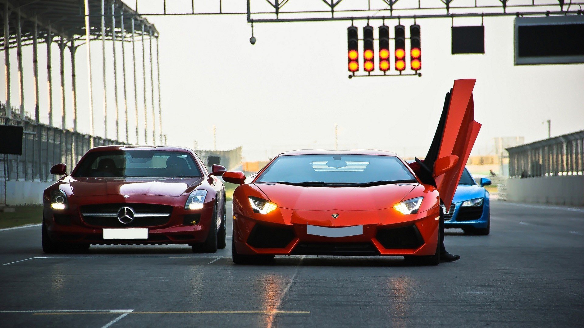 HD Wallpaper: Dynamic Display of Luxury Vehicles