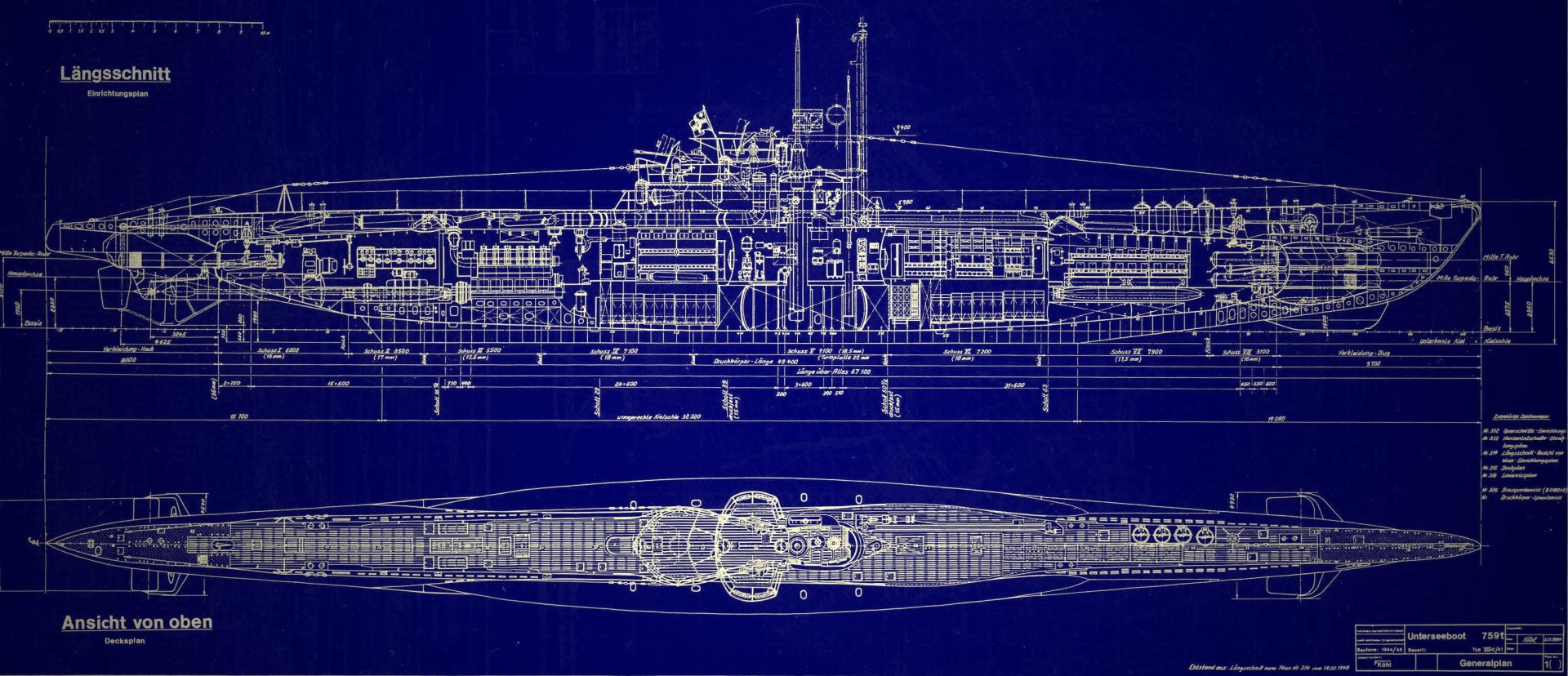 Download Submarine Military Schematic HD Wallpaper