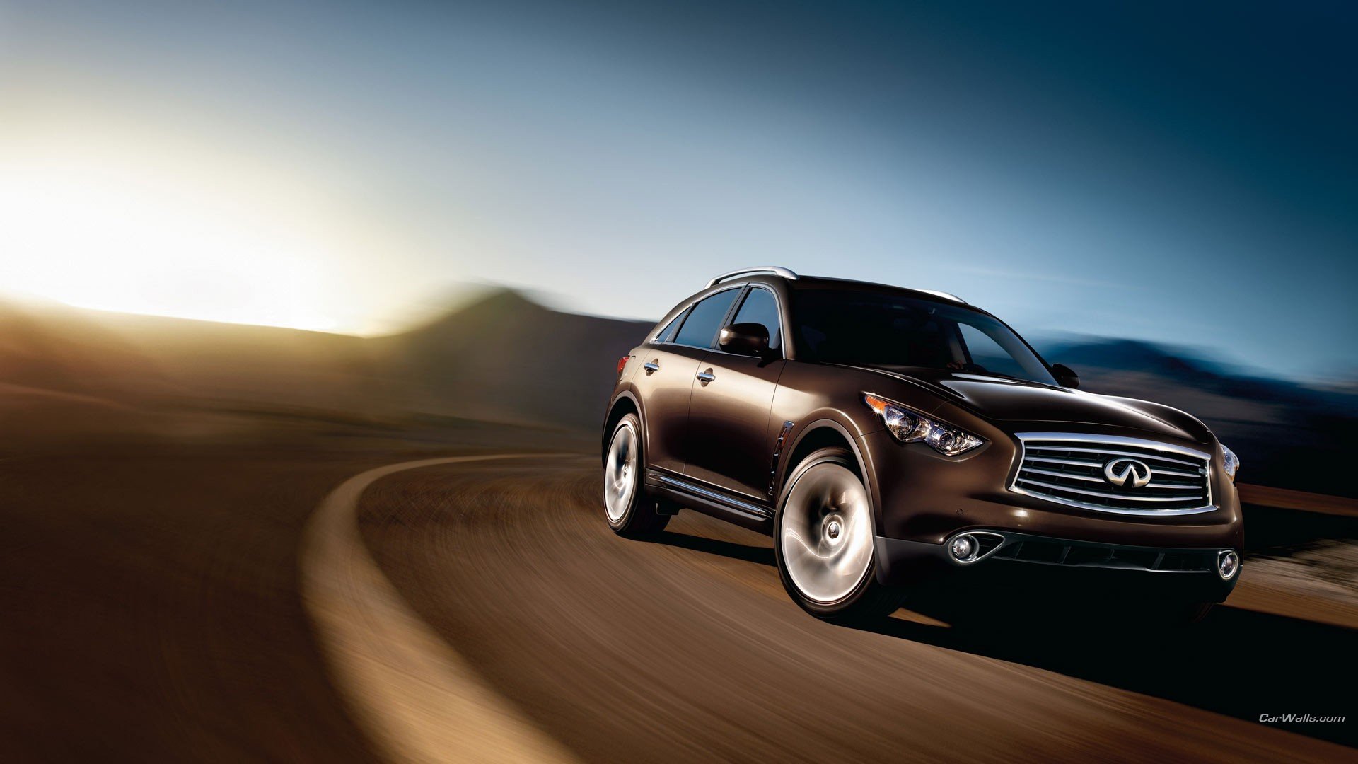 Infiniti QX70 HD Wallpaper — Midnight Drive | 1920x1080 | Wallpaper Abyss