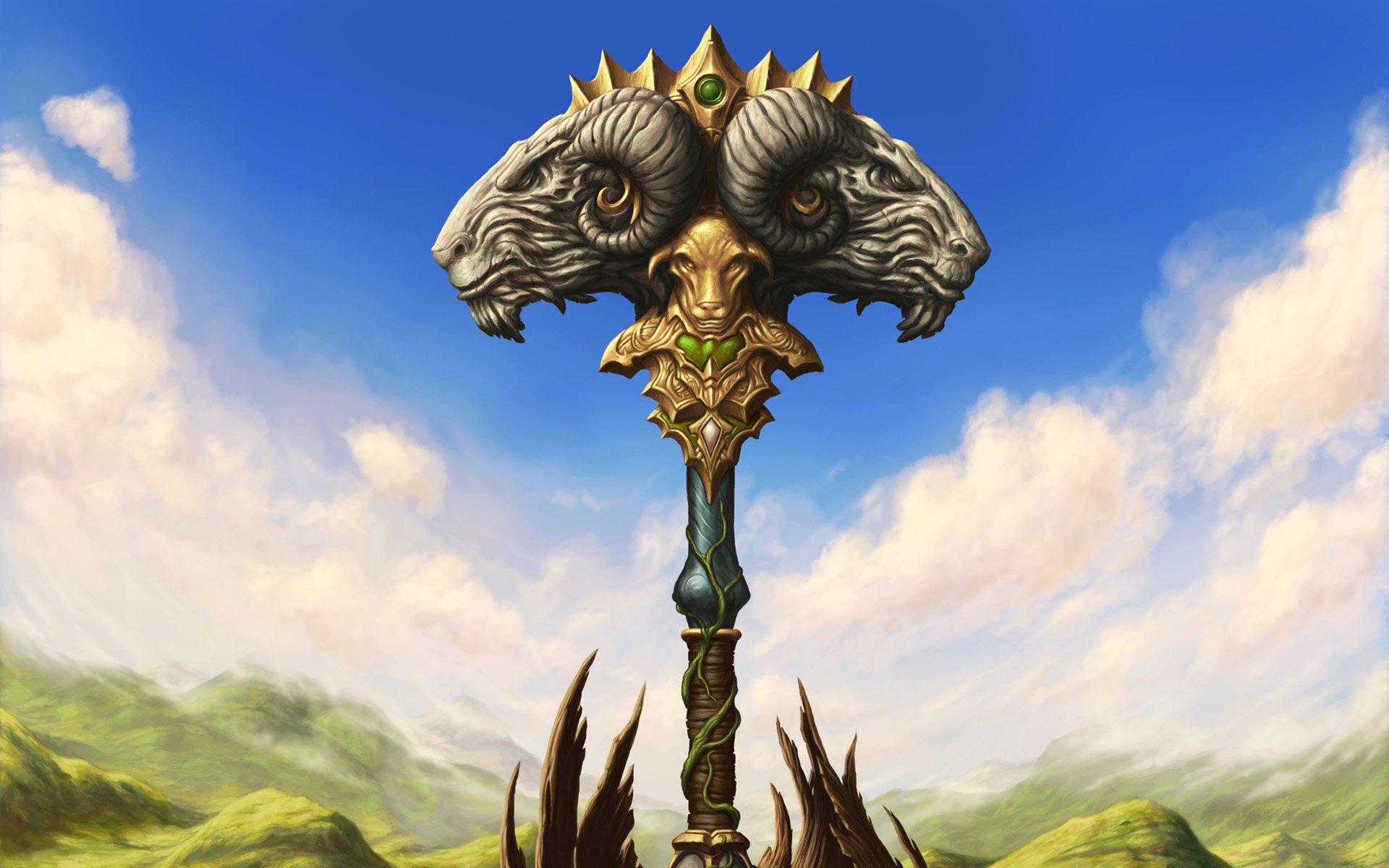 Download Man Made Magic: The Gathering HD Wallpaper by Dave Allsop ...