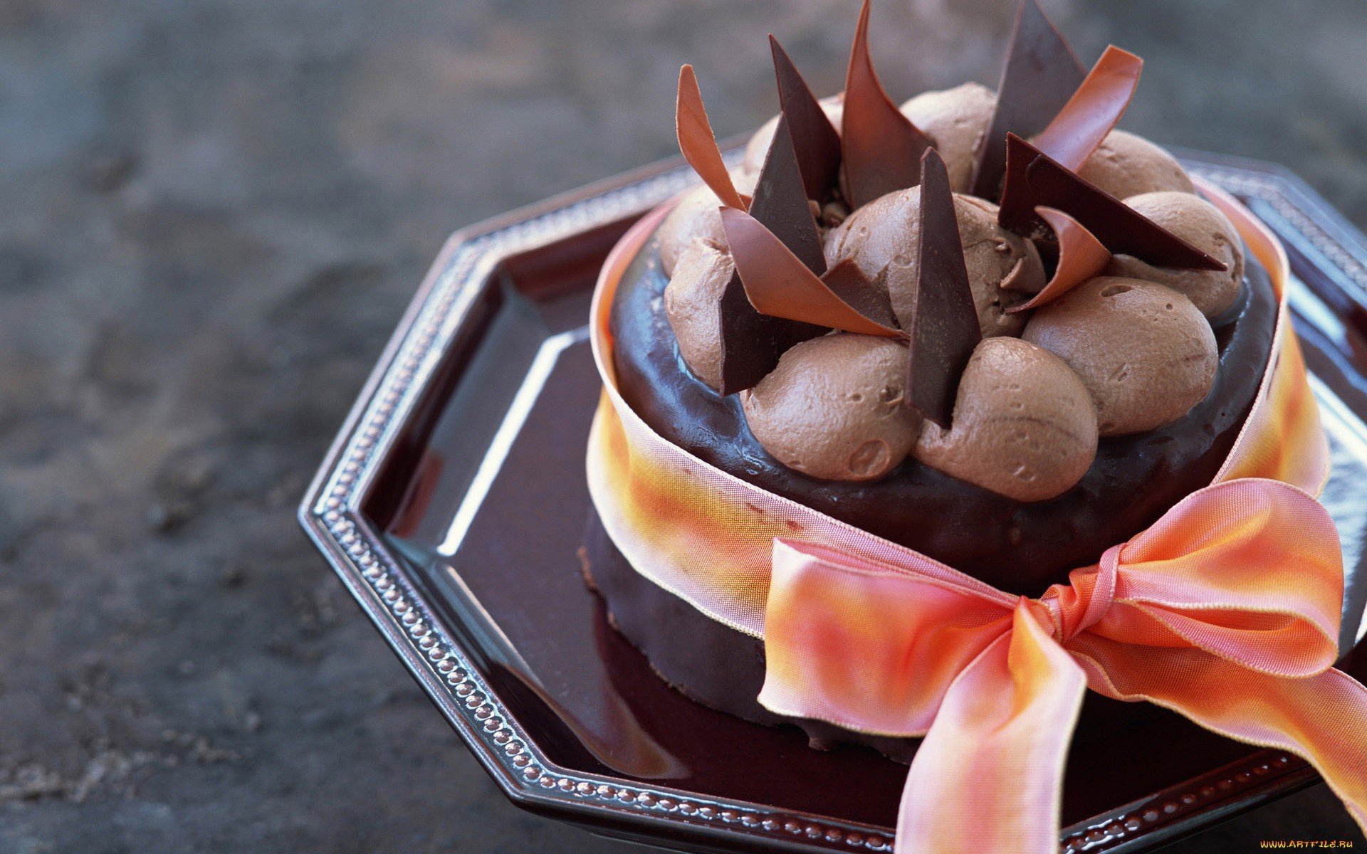 Decadent Chocolate Cake Delight – HD Food Wallpaper