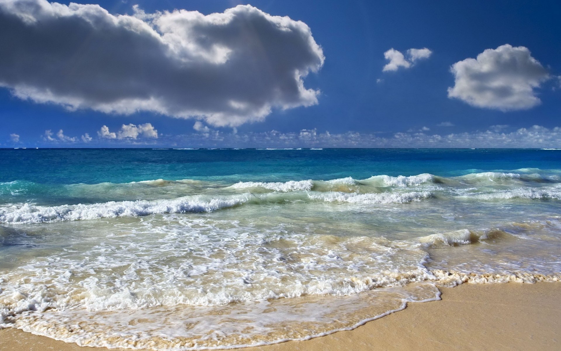 Sunlit Surf — HD Ocean Wallpaper | 1920x1200 | Wallpaper Abyss