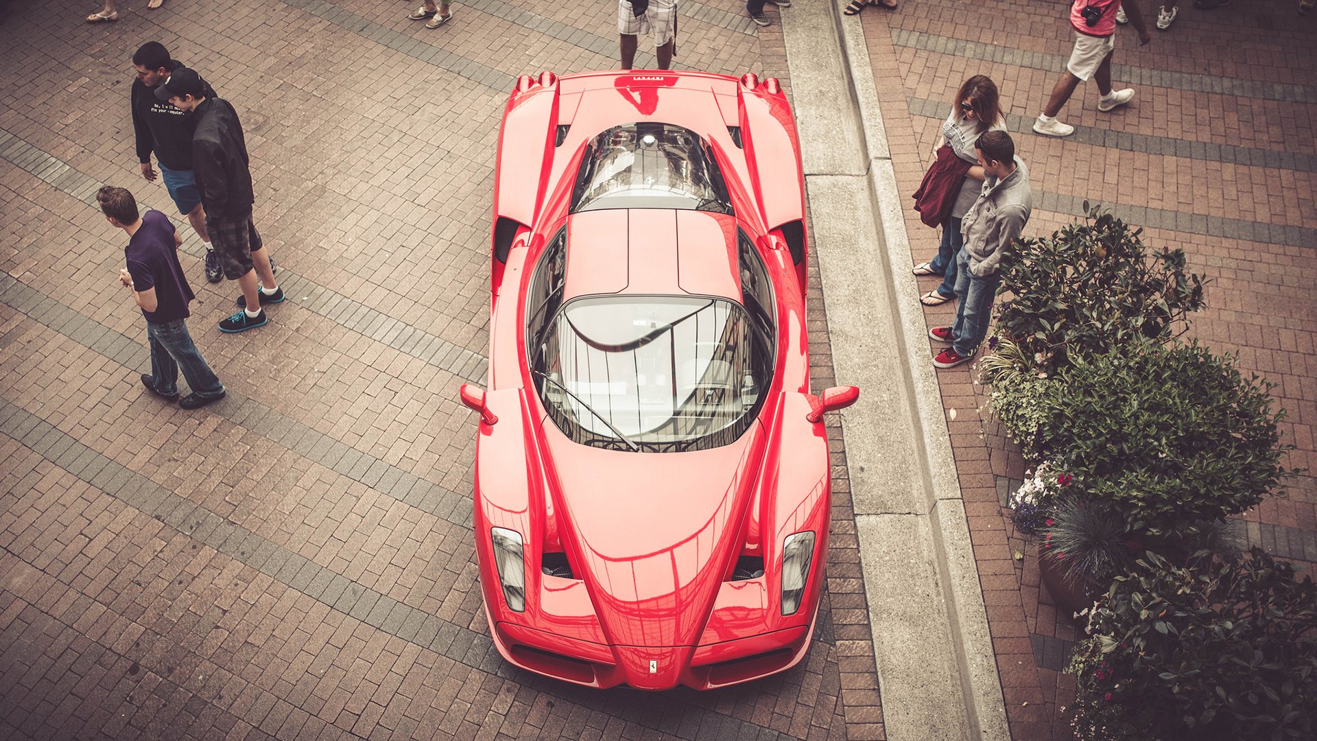 Stunning HD Ferrari Supercar From Above | 1920x1080 | Wallpaper Abyss
