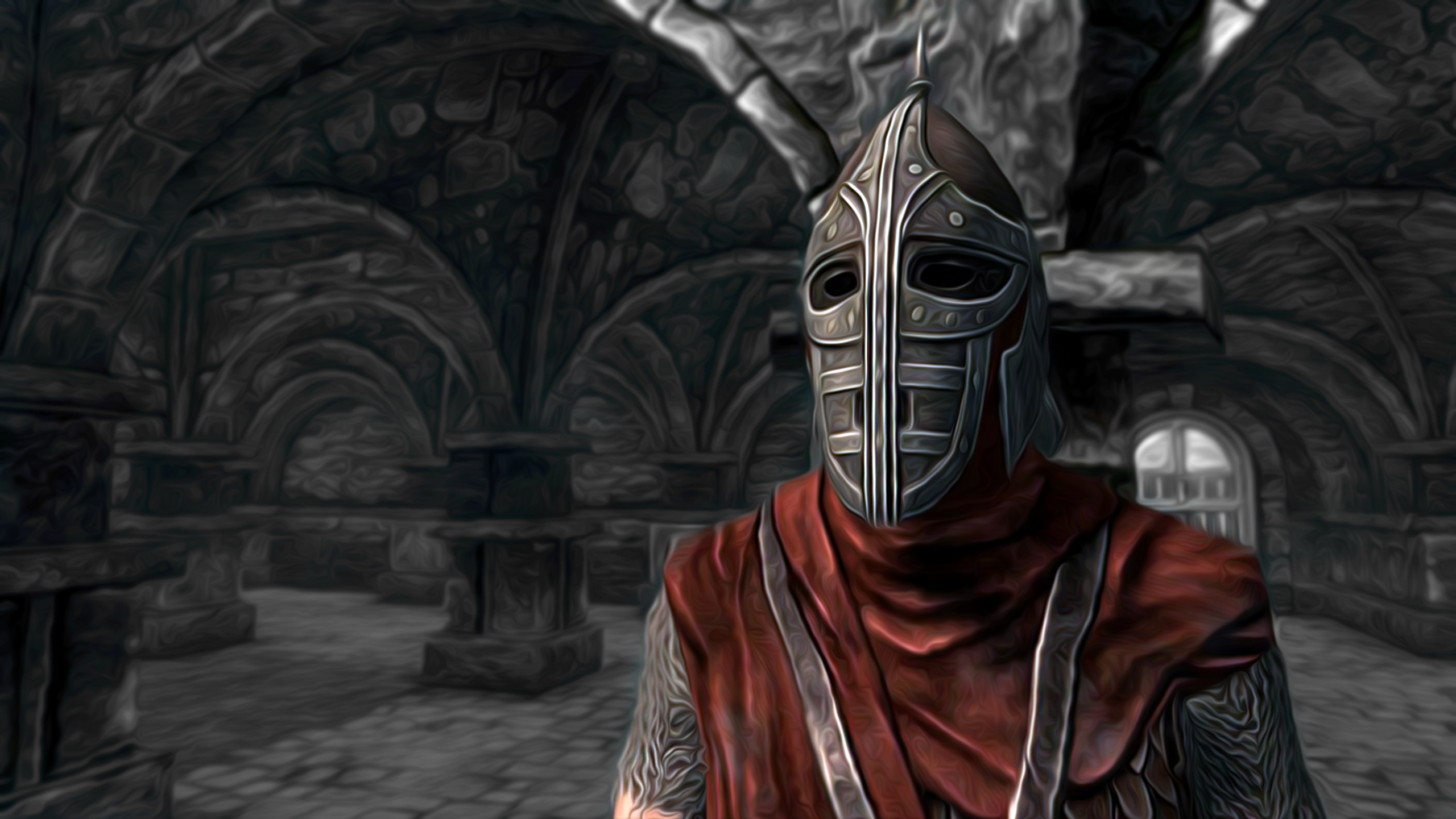 Skyrim HD Wallpaper: Legendary Guard in The Elder Scrolls V by Liku