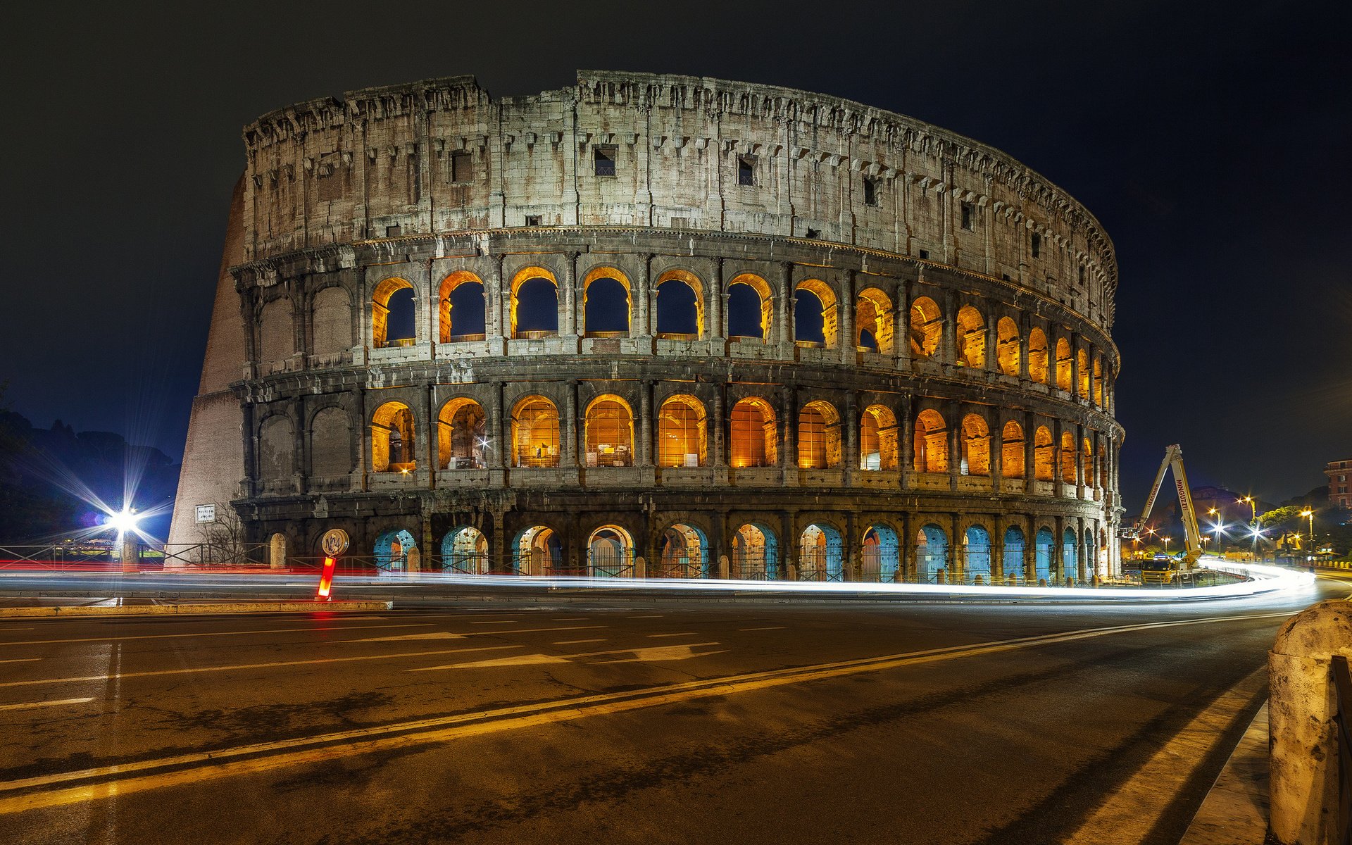 Download Man Made Colosseum HD Wallpaper