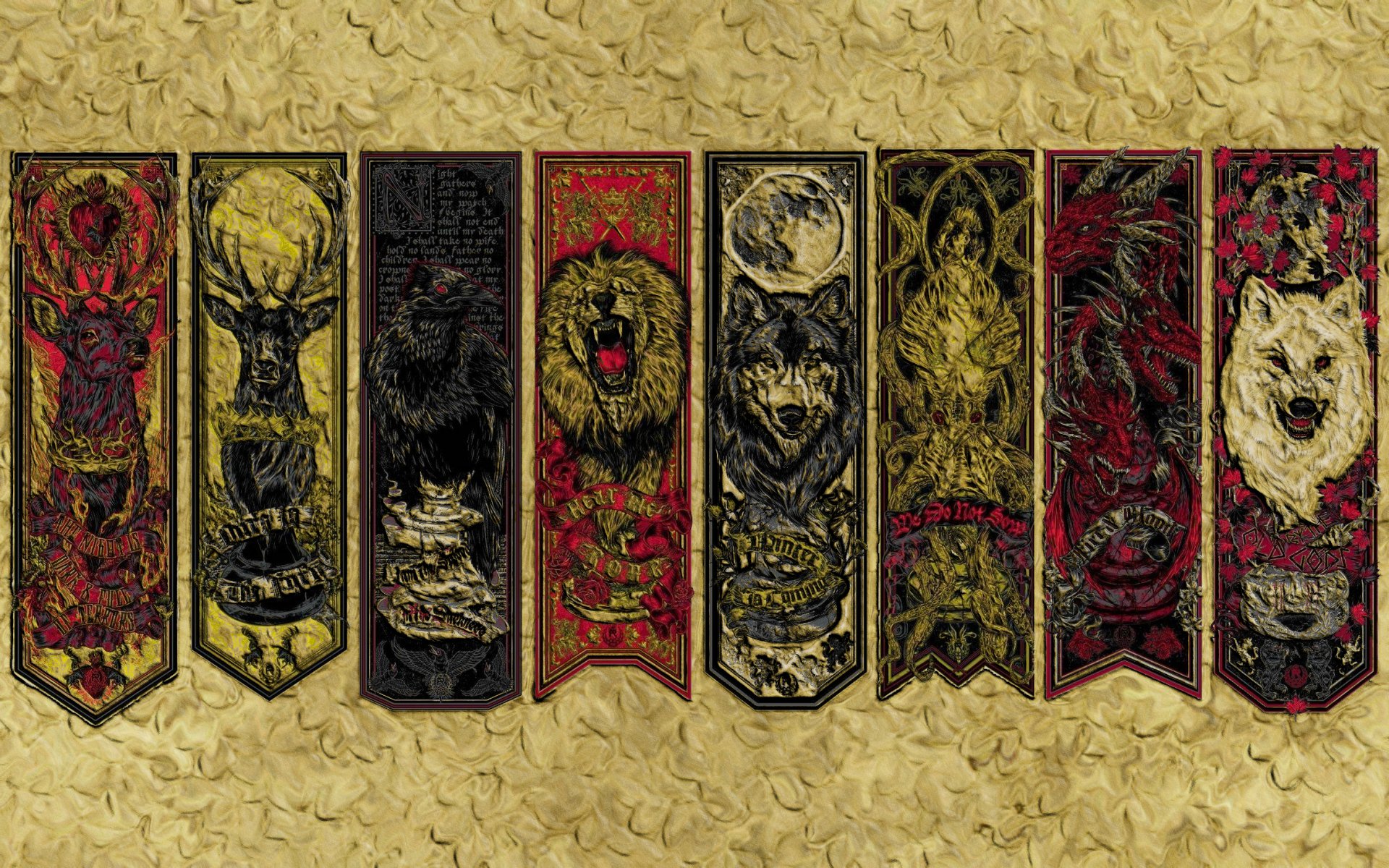 Game of Thrones HD Wallpaper: House Banners Unveiled