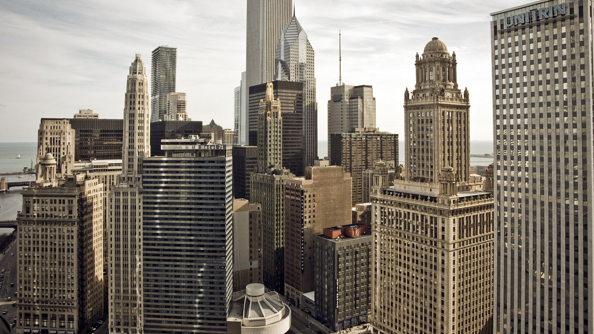Download Man Made Chicago HD Wallpaper | 1920x1080 | Wallpaper Abyss