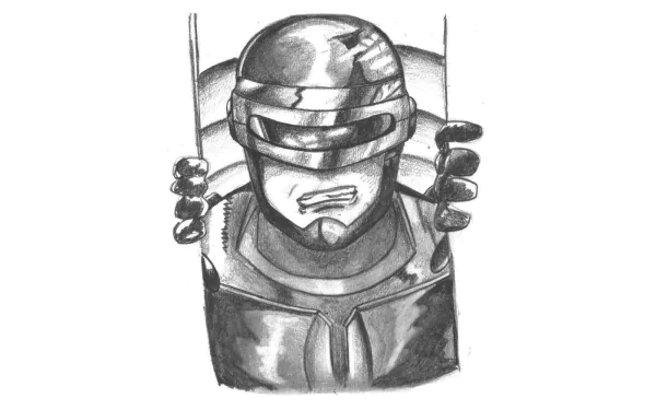 Download Retro Wave Retro RoboCop Movie Robocop (1987) Wallpaper