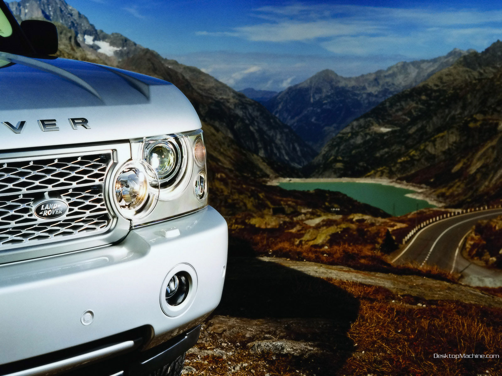 Range Rover Adventure: Stunning HD Wallpaper of Luxury on the Open Road