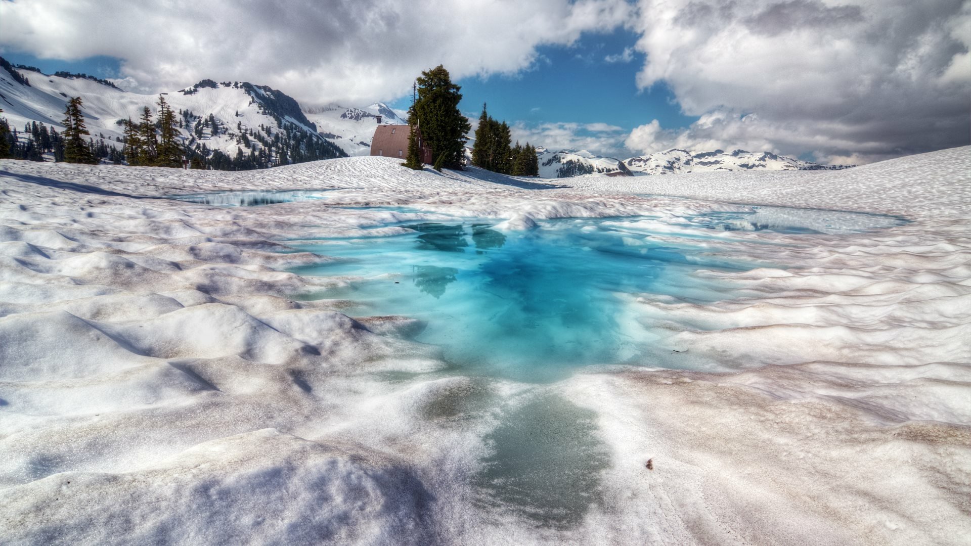 Download Snow Photography Lake HD Wallpaper