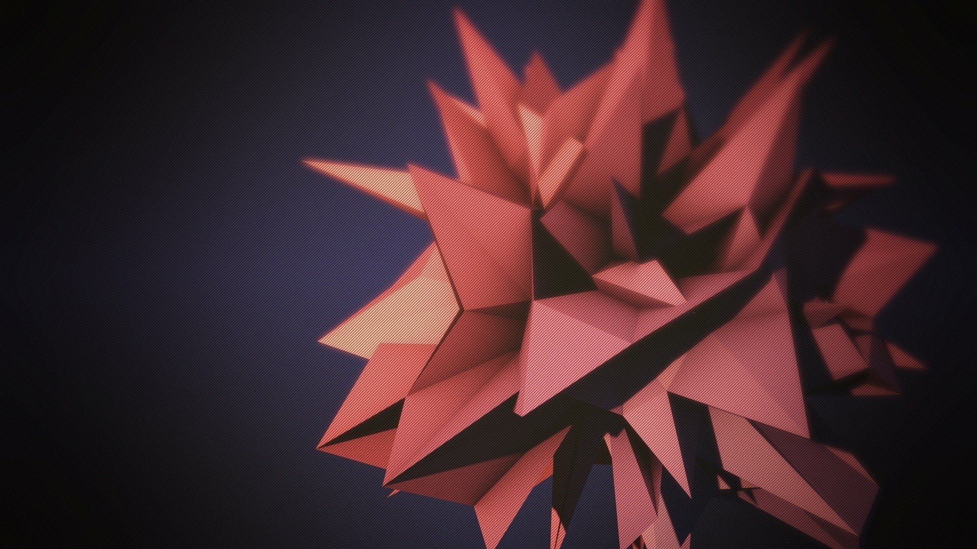 Download Facets Low Poly Abstract Triangle HD Wallpaper