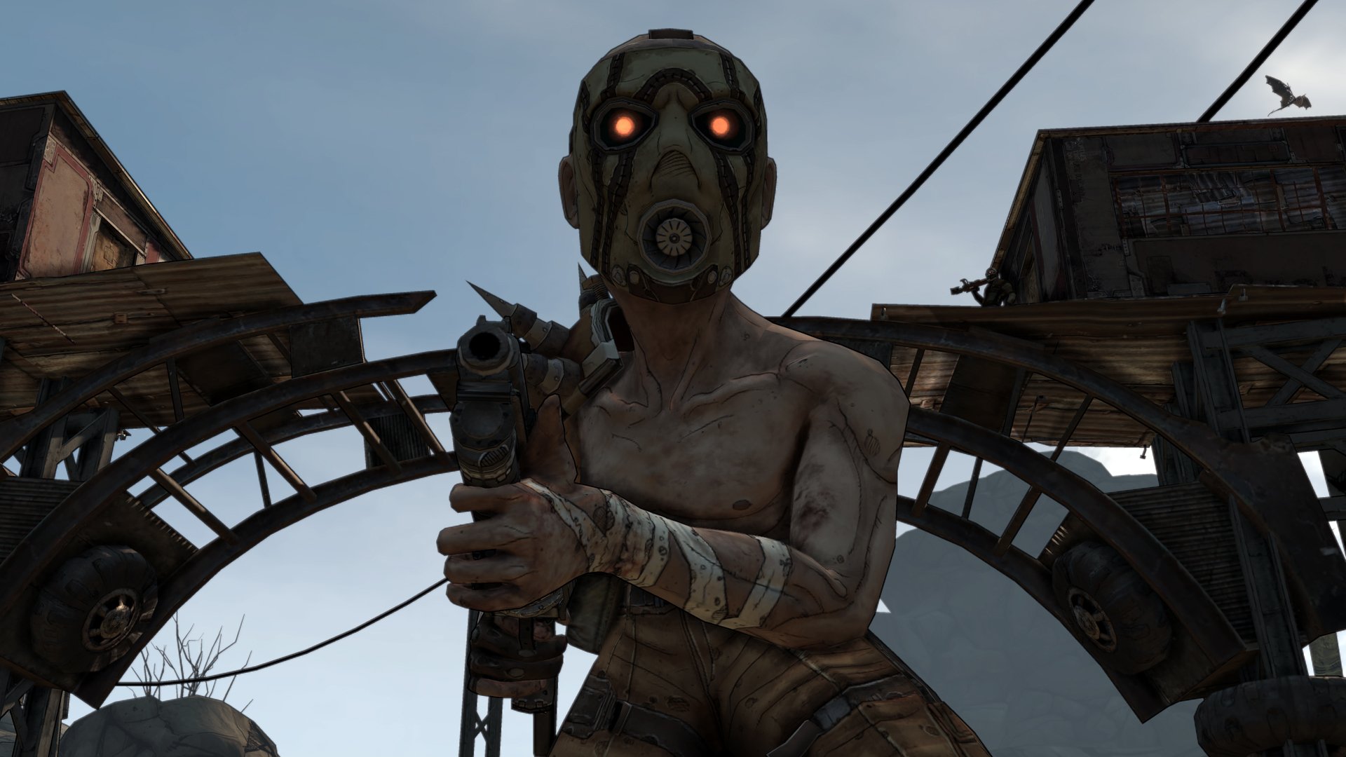 Borderlands HD Wallpaper — Psycho Point-Blank