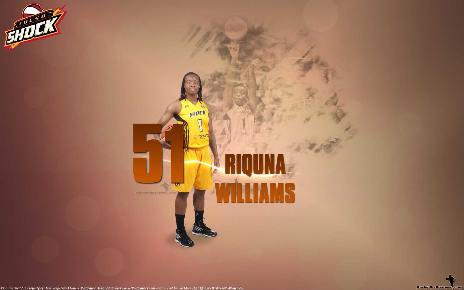 Download Riquna Williams Sports HD Wallpaper