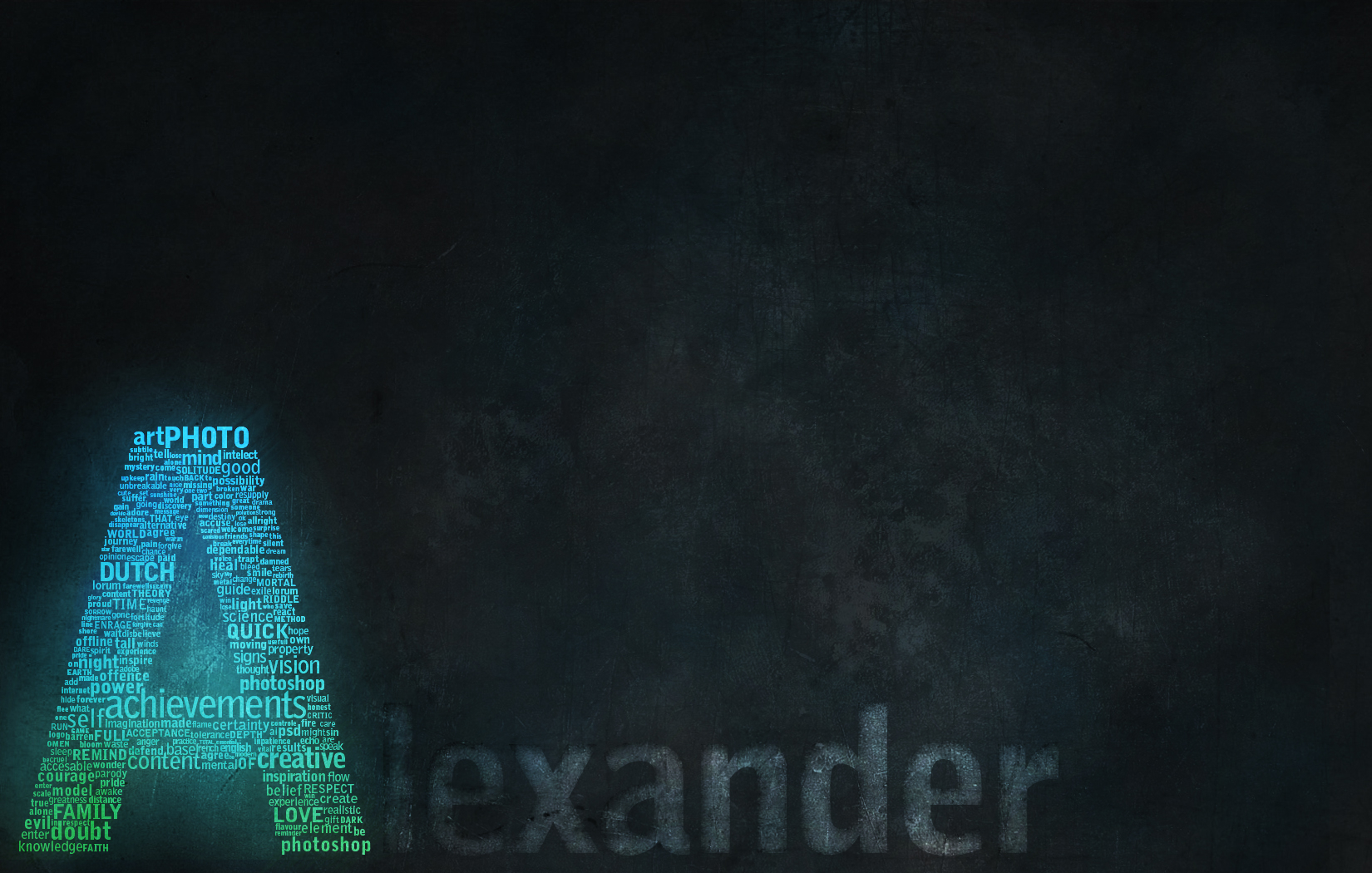 Download Artistic Typography Wallpaper