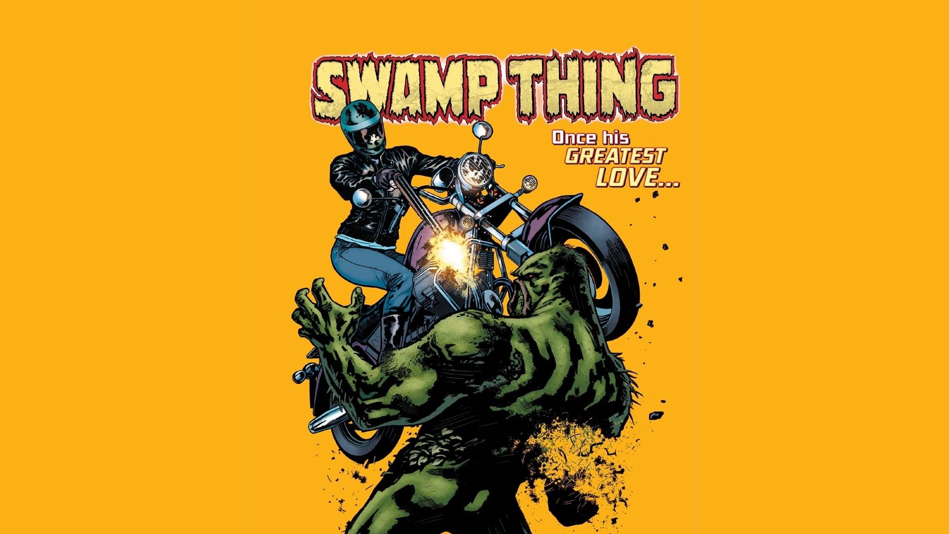 Download Comic Swamp Thing HD Wallpaper