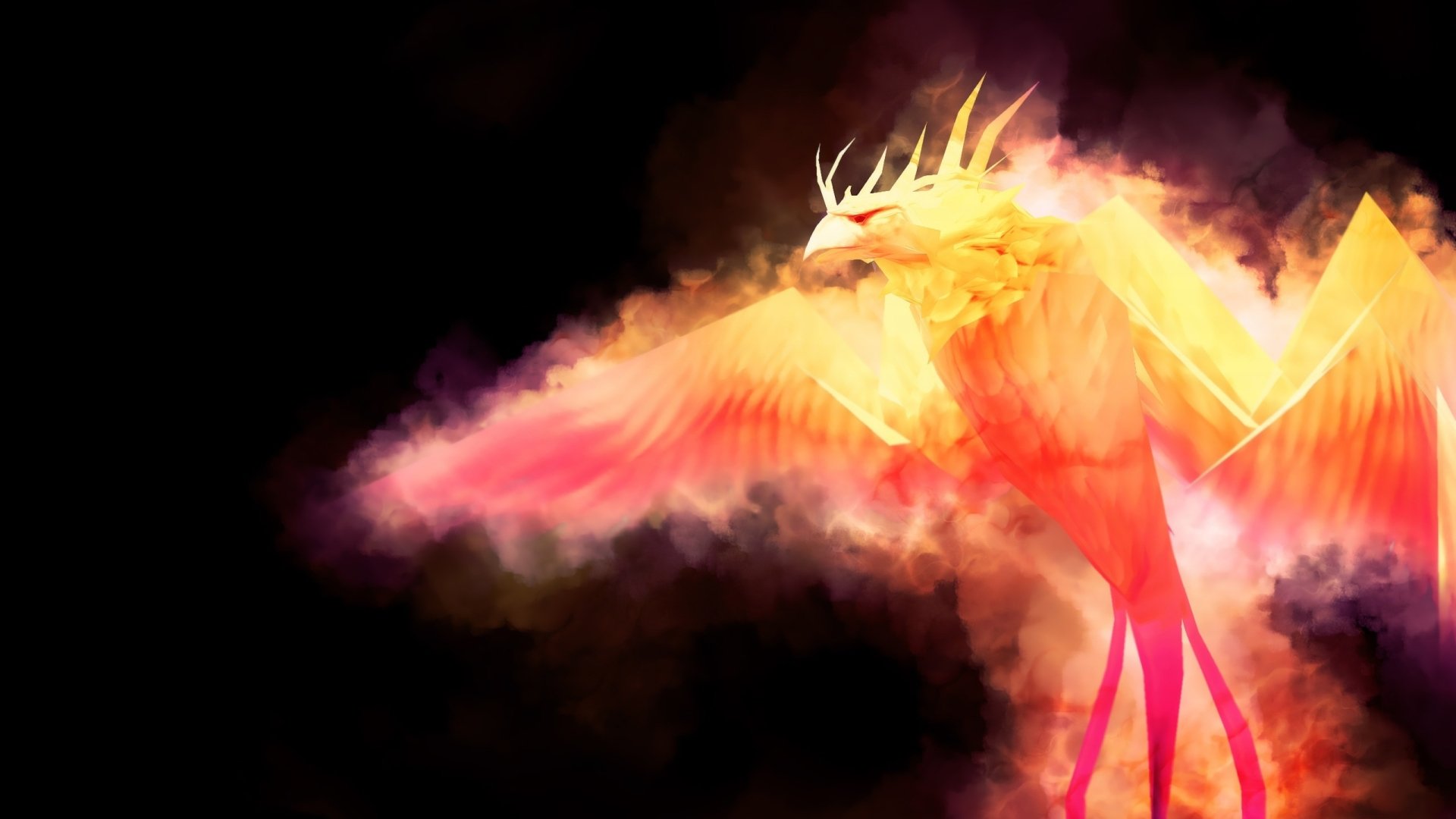 Phoenix Ascendant — 2K Quad HD Fantasy Wallpaper | 2560x1440 ...
