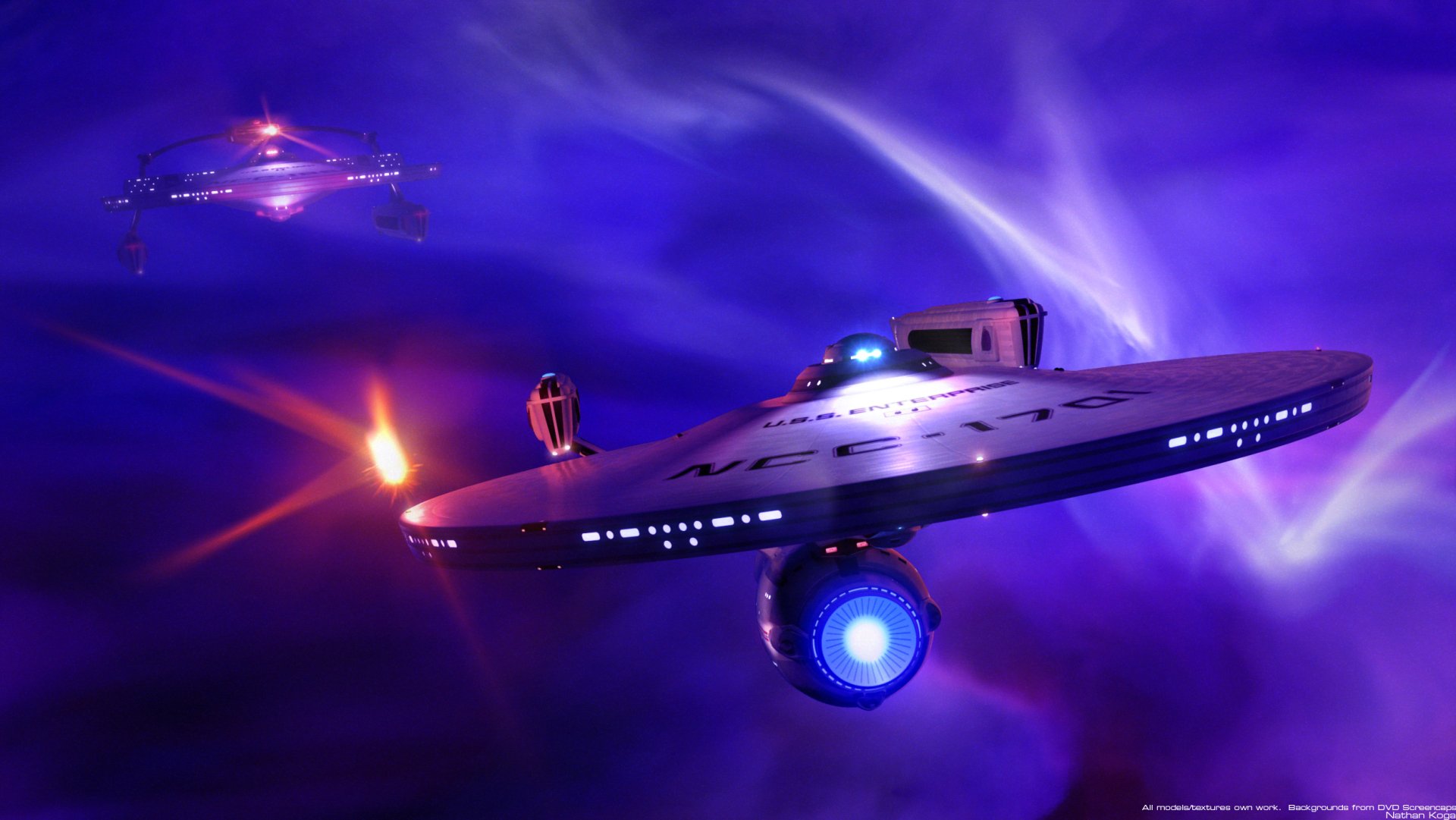 Star Trek Voyage: HD Sci-Fi Wallpaper