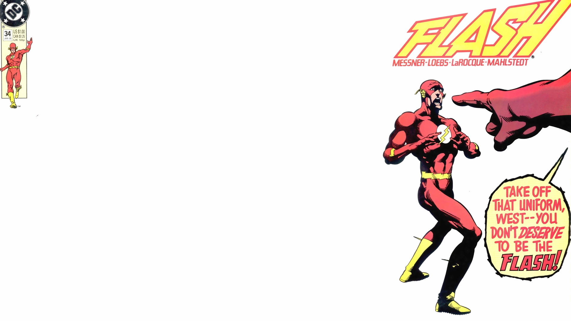 The Flash Illustration Wallpaper