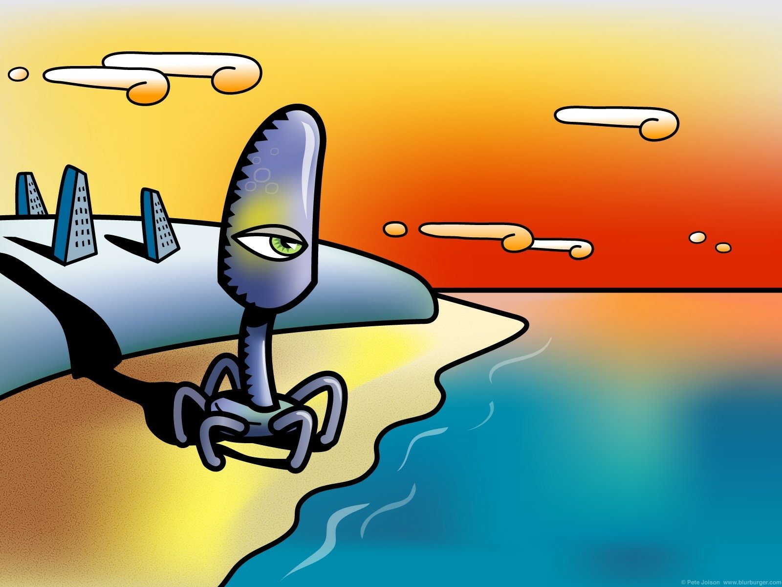 Download Artistic Blurburger Wallpaper