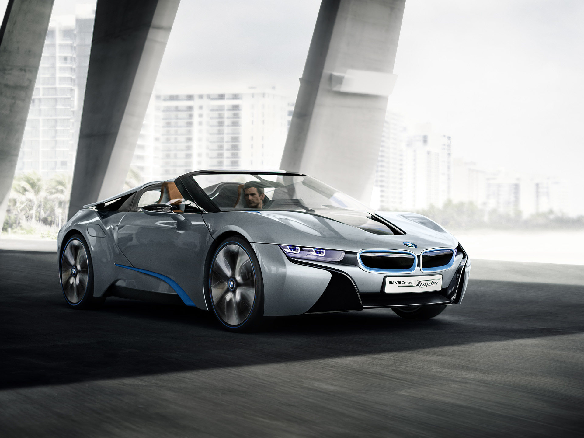 BMW i8 Concept Spyder HD Wallpaper