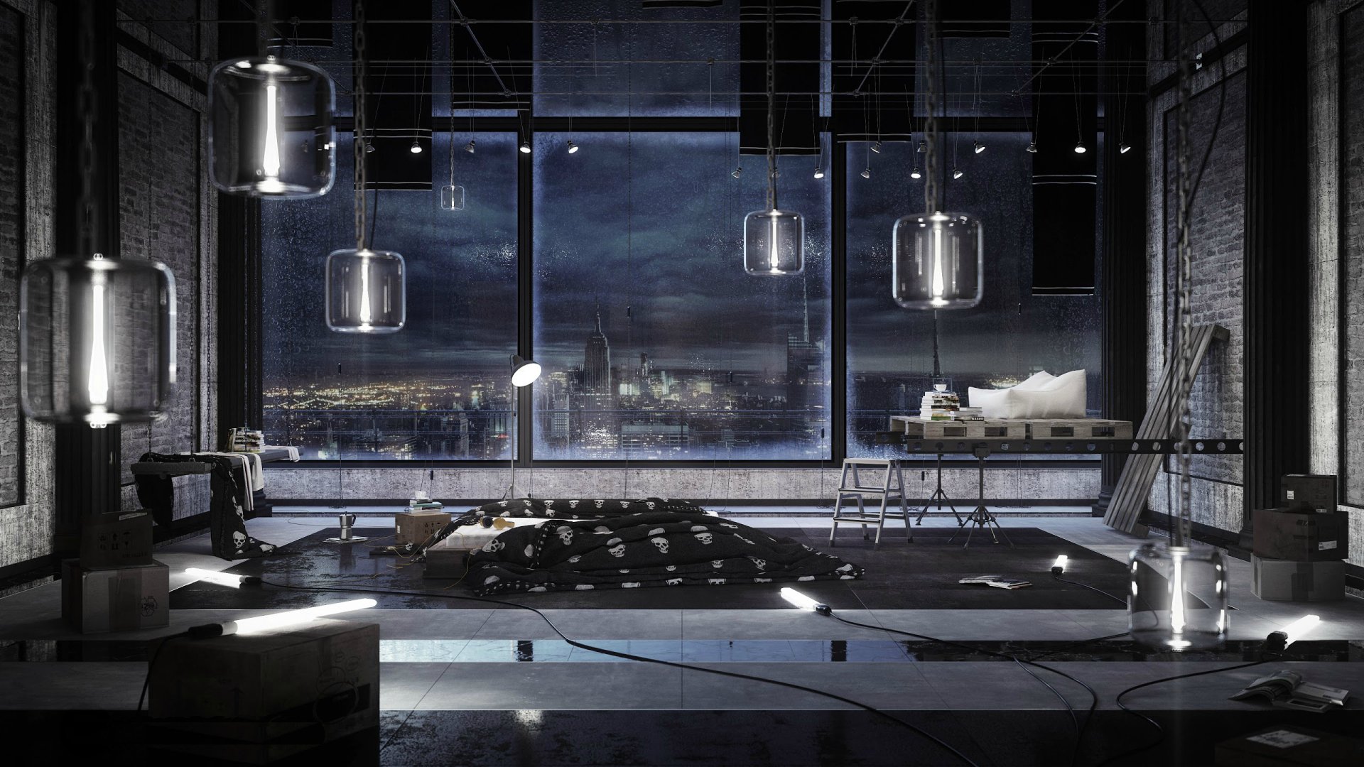 Download Man Made Room HD Wallpaper