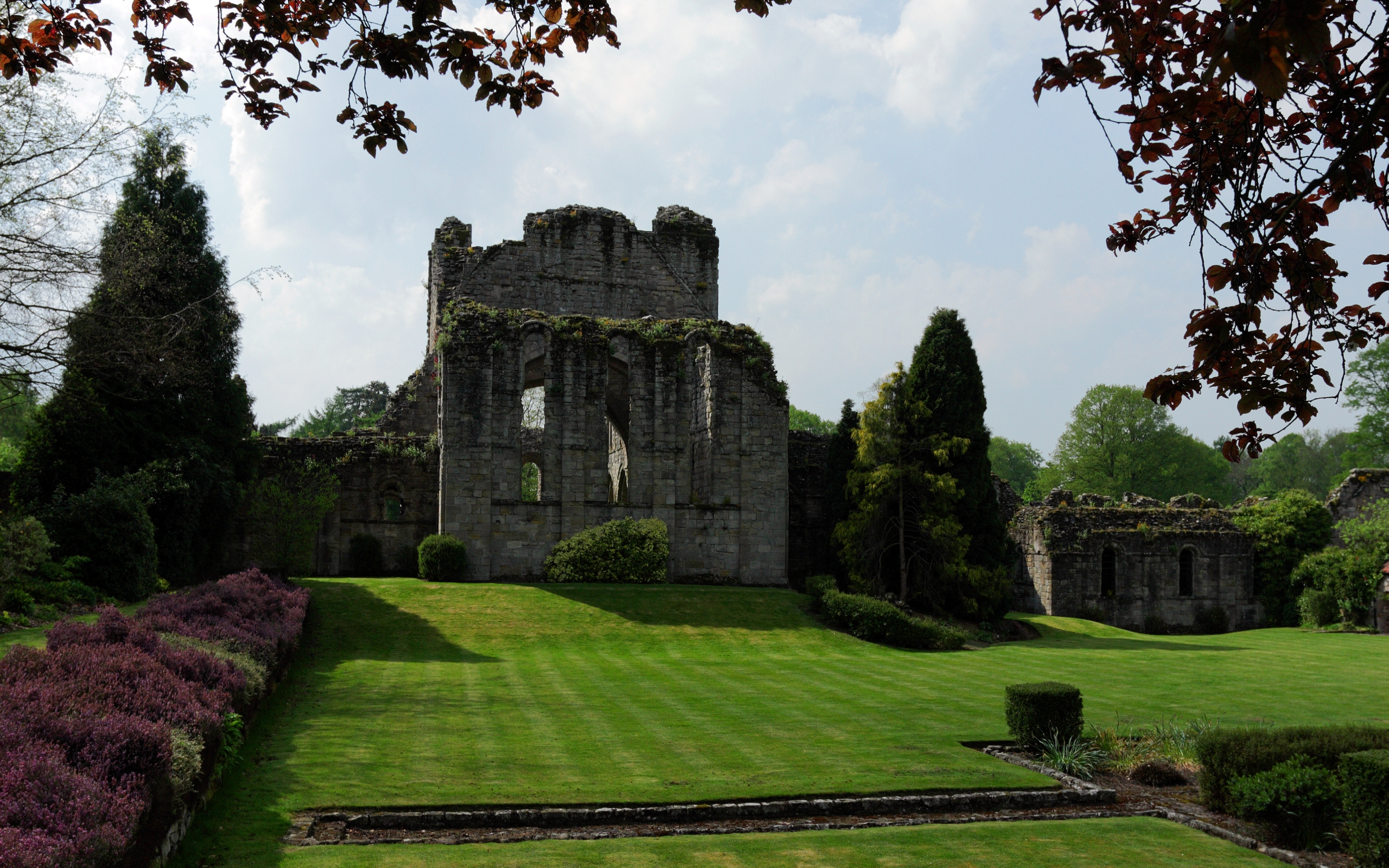 Religious Buildwas Abbey HD Wallpaper