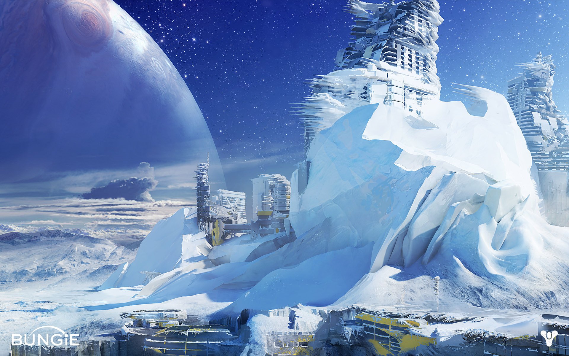 **Destiny HD Wallpaper: Immersive Sci-Fi Landscape**