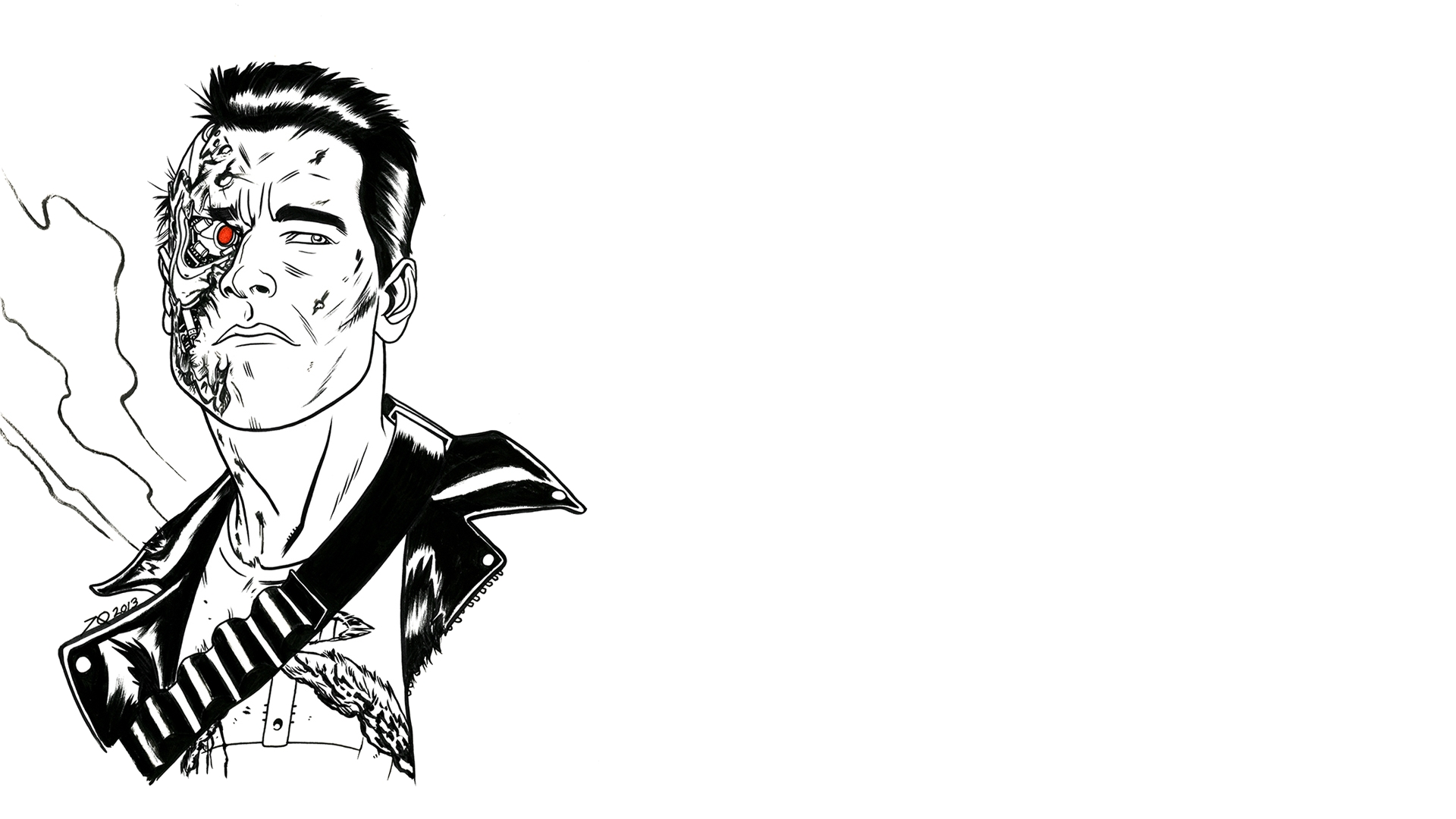 Sci Fi Terminator HD Wallpaper