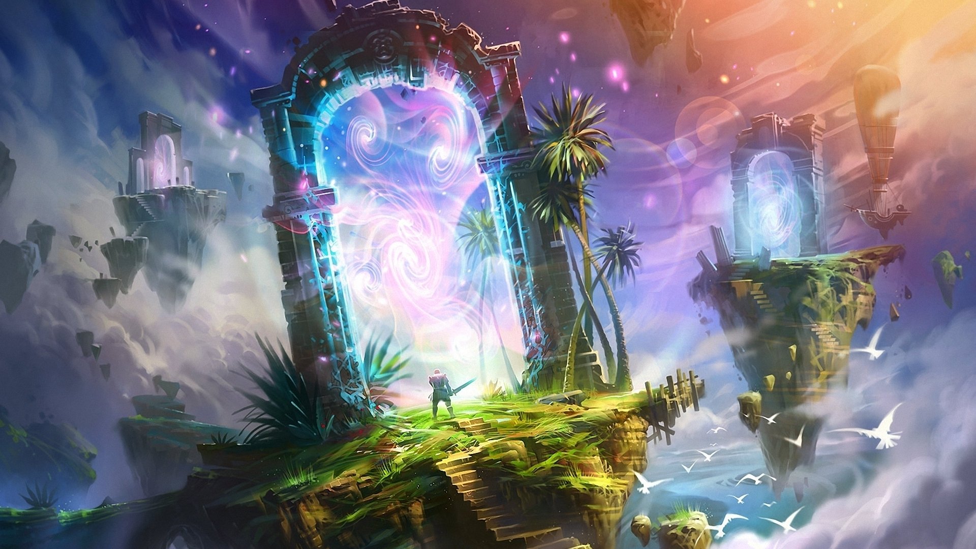 Mystical Portal Fantasy HD Wallpaper By Ivan Laliashvili 1920x1080