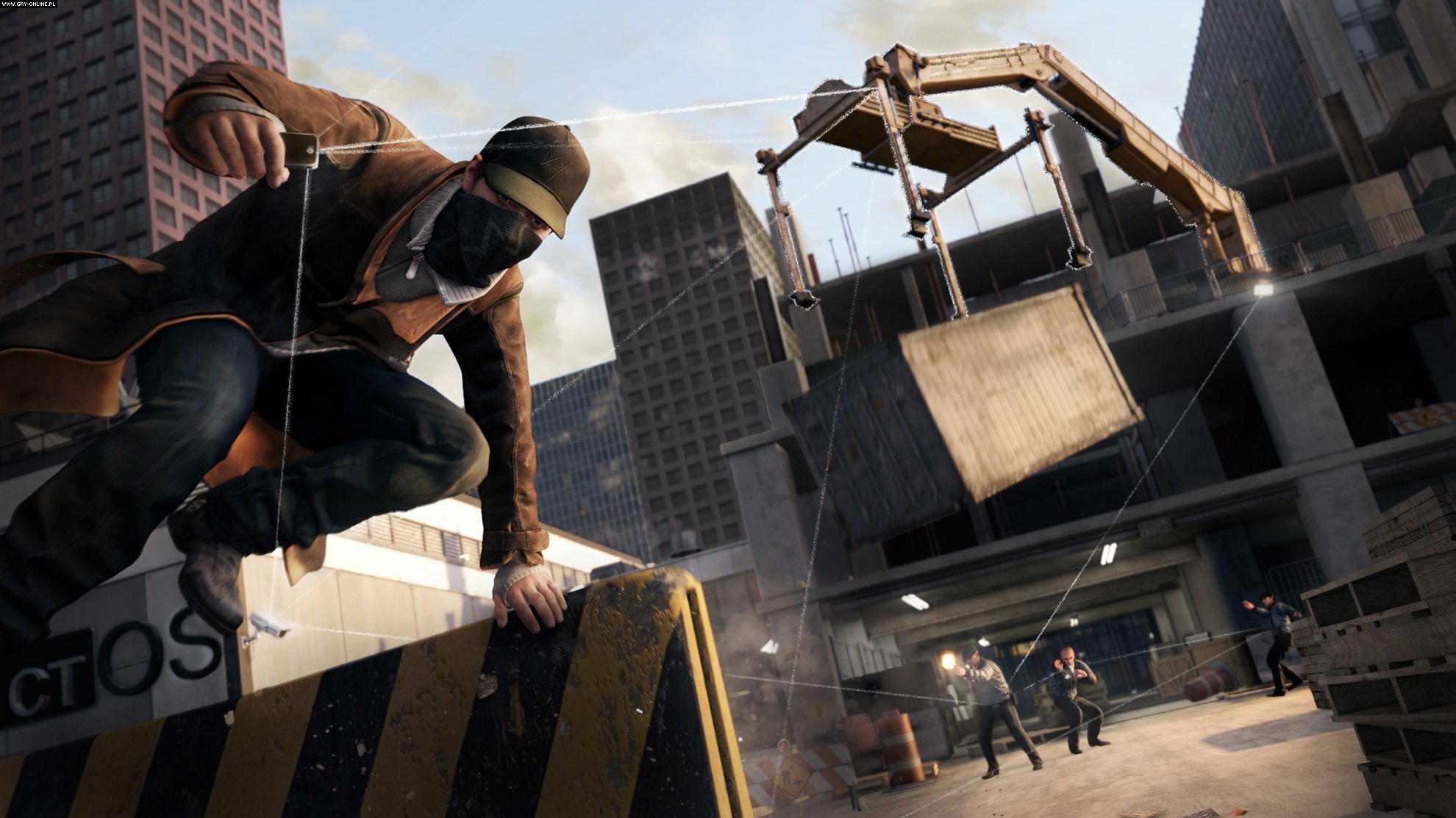 Watch Dogs HD: Aiden Pearce in Action Wallpaper