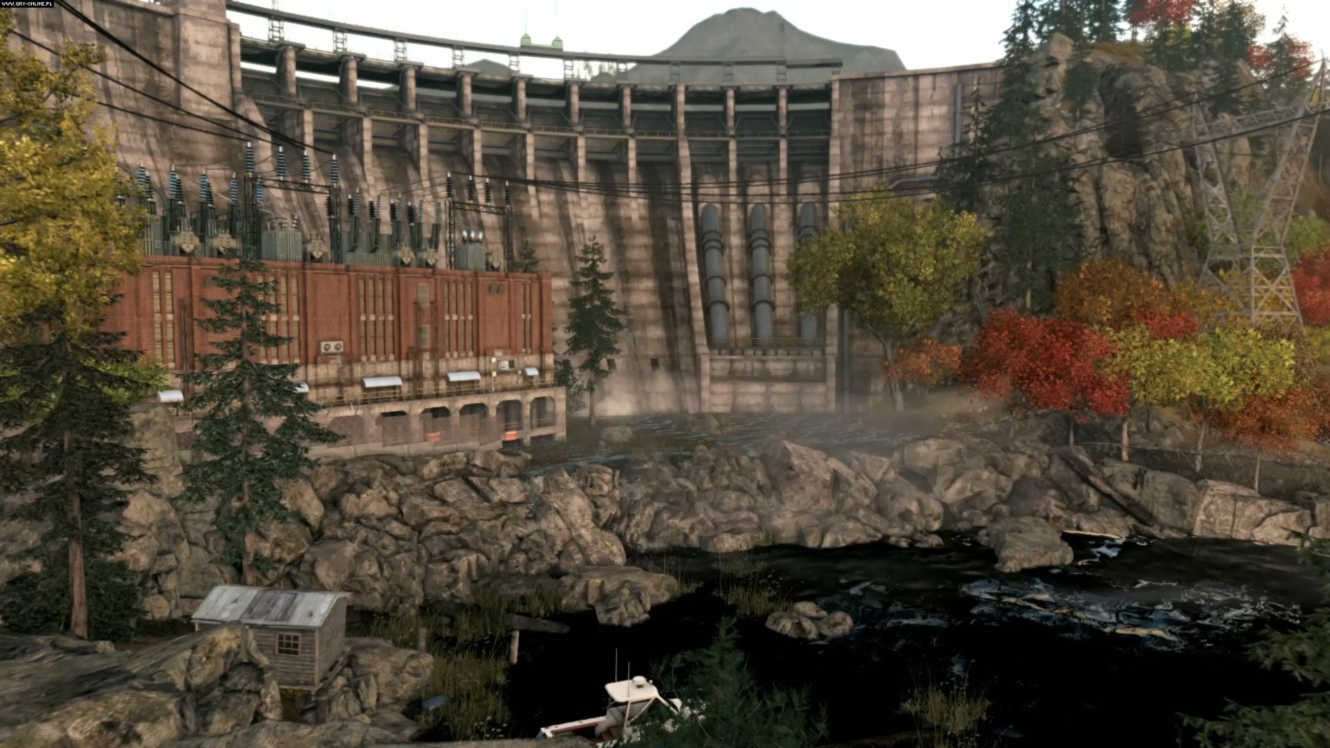 Watch Dogs HD: Scenic Dam Landscape Wallpaper | 1920x1080 | Wallpaper Abyss