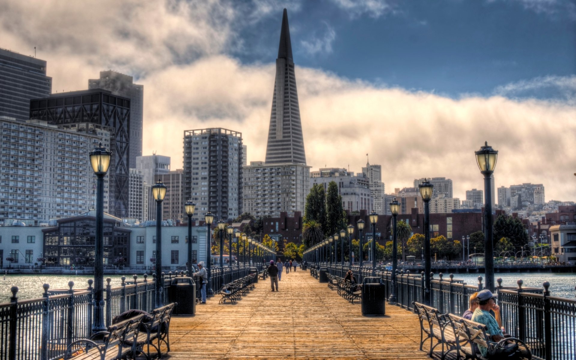 Download Pier 7 San Francisco Man Made Pier HD Wallpaper