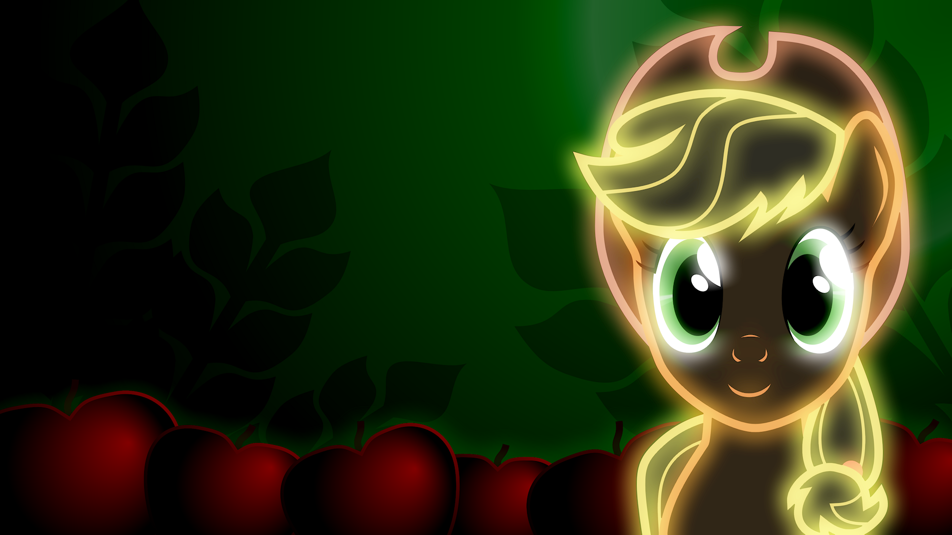 Applejack Neon Orchard - MLP: Friendship Is Magic HD Wallpaper by ...