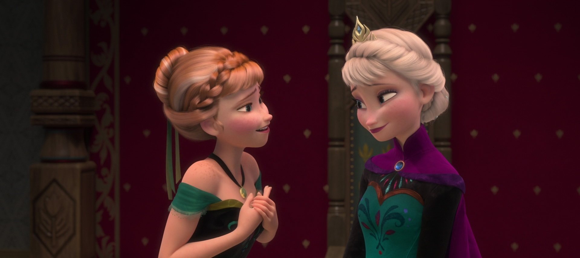Frozen HD Wallpaper: Anna and Elsa's Magical Moments