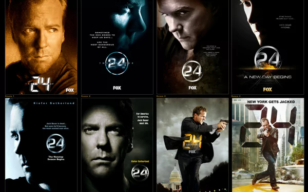 Download Jack Bauer Kiefer Sutherland TV Show 24 Wallpaper