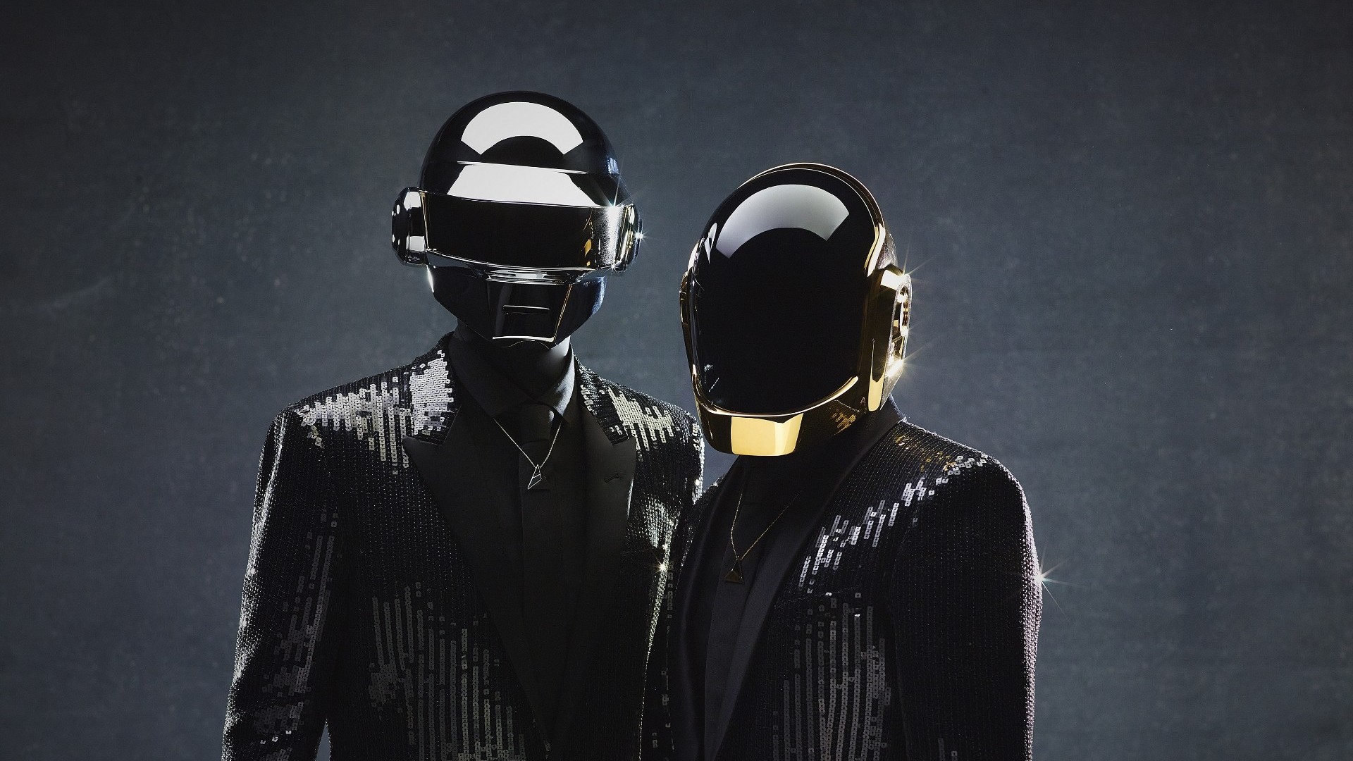 Daft Punk HD Vibes: Futuristic Music Icons Wallpaper