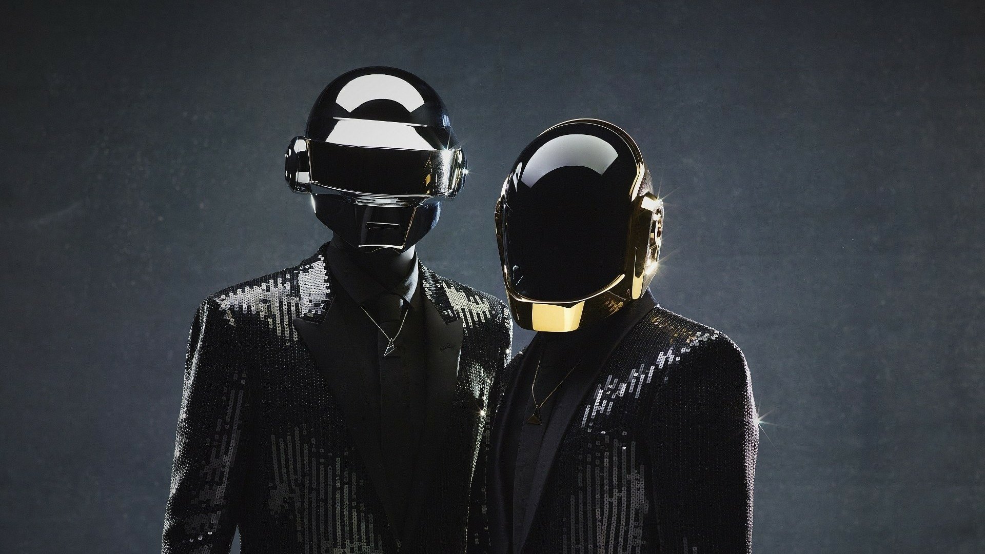Daft Punk HD Vibes: Futuristic Music Icons Wallpaper