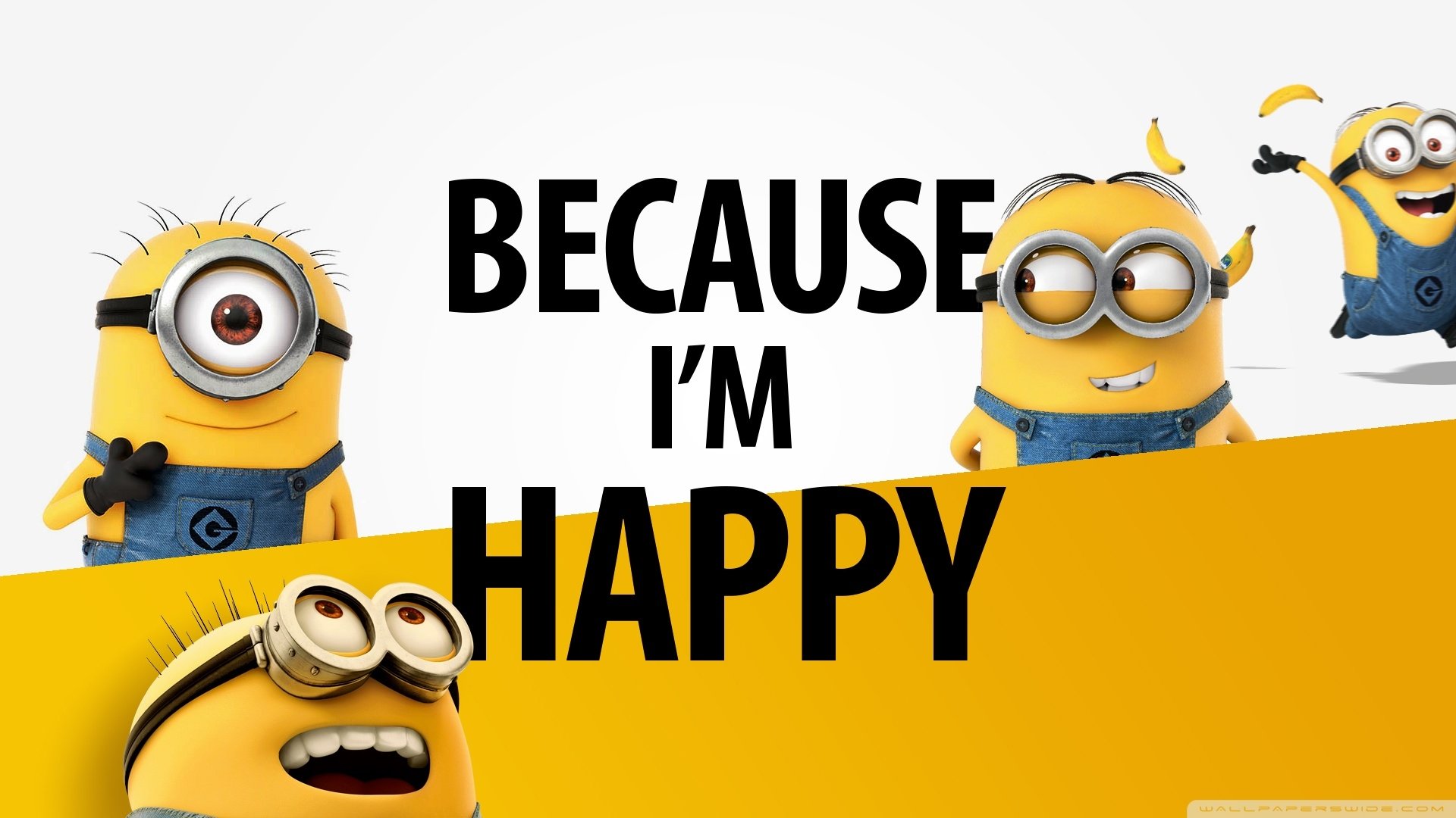 Despicable Me Motivational HD Wallpaper: Because I'm Happy