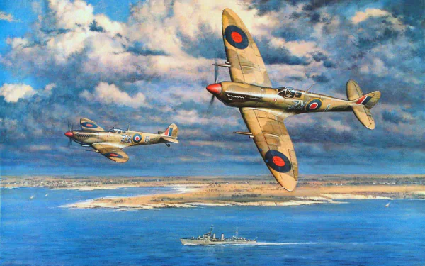 Download Warplane Military Supermarine Spitfire 4k Ultra HD Wallpaper ...