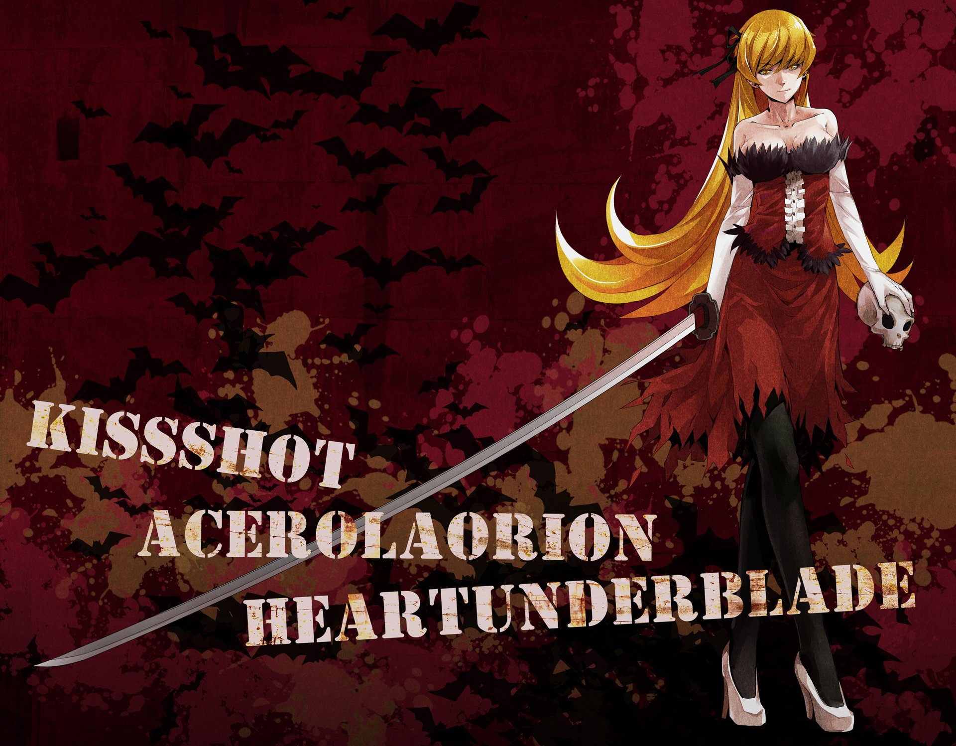 Kiss-shot Acerola-orion Heart-under-blade HD Wallpaper