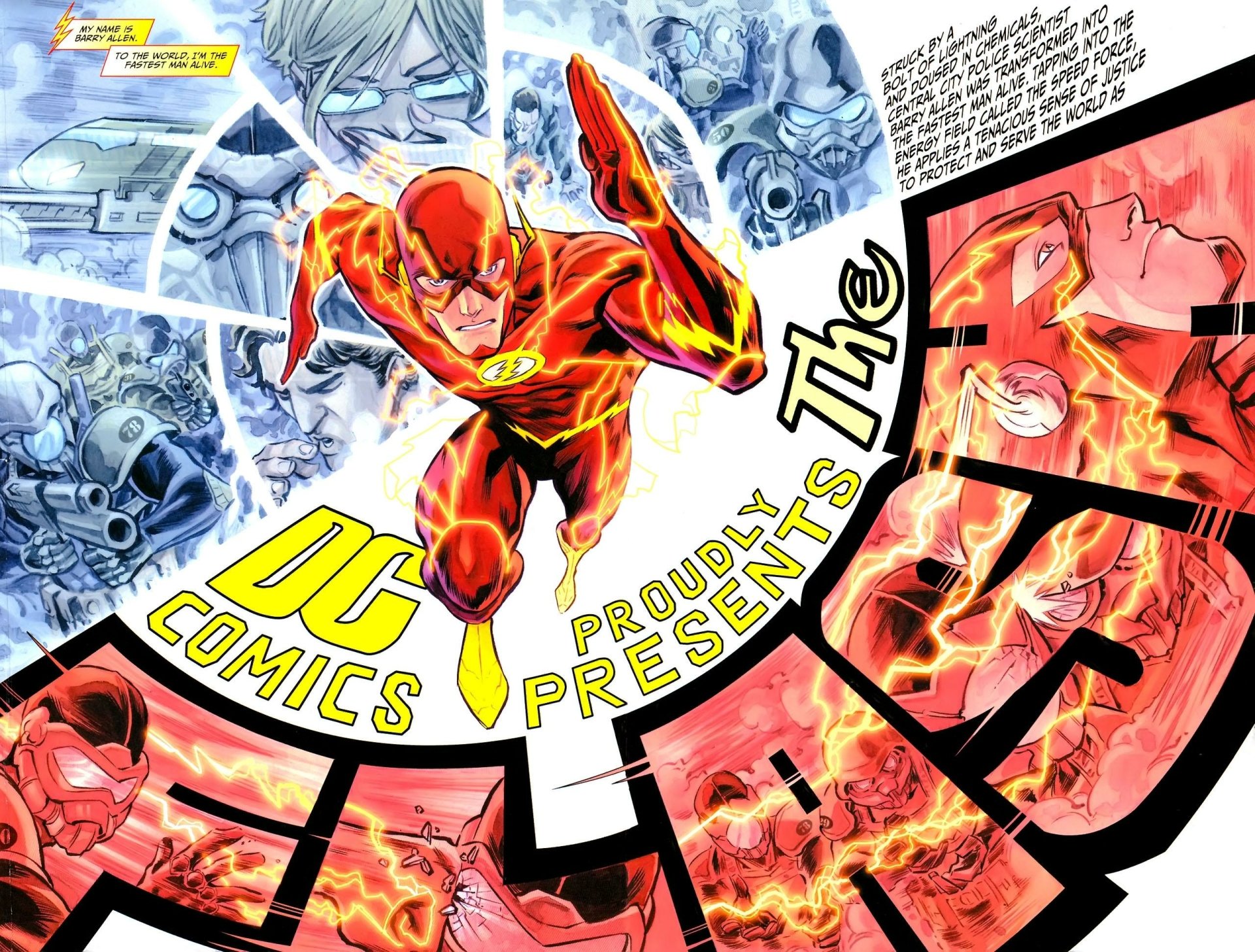 Download DC Comics Superhero Comic Flash HD Wallpaper