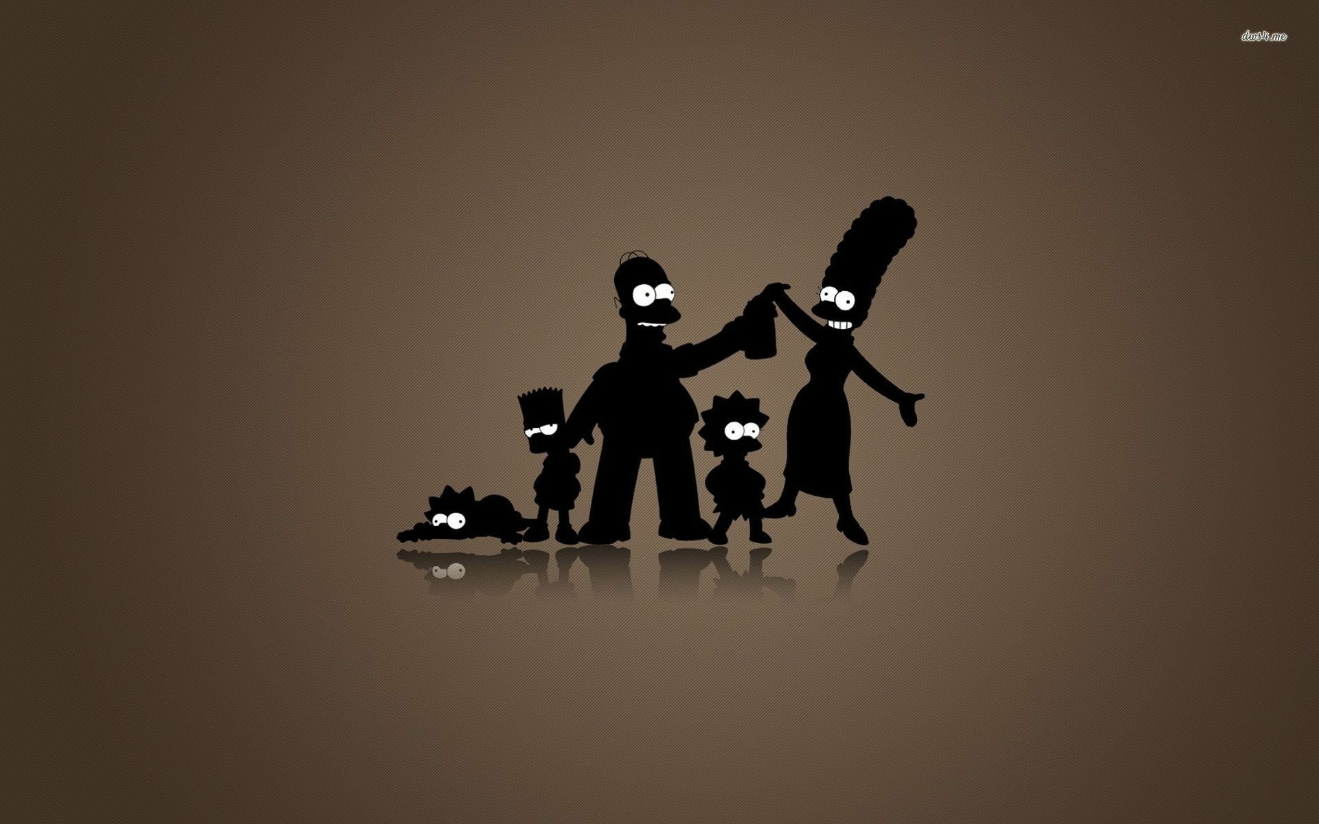 The Simpsons Family Silhouette – HD TV Show Wallpaper Spotlight