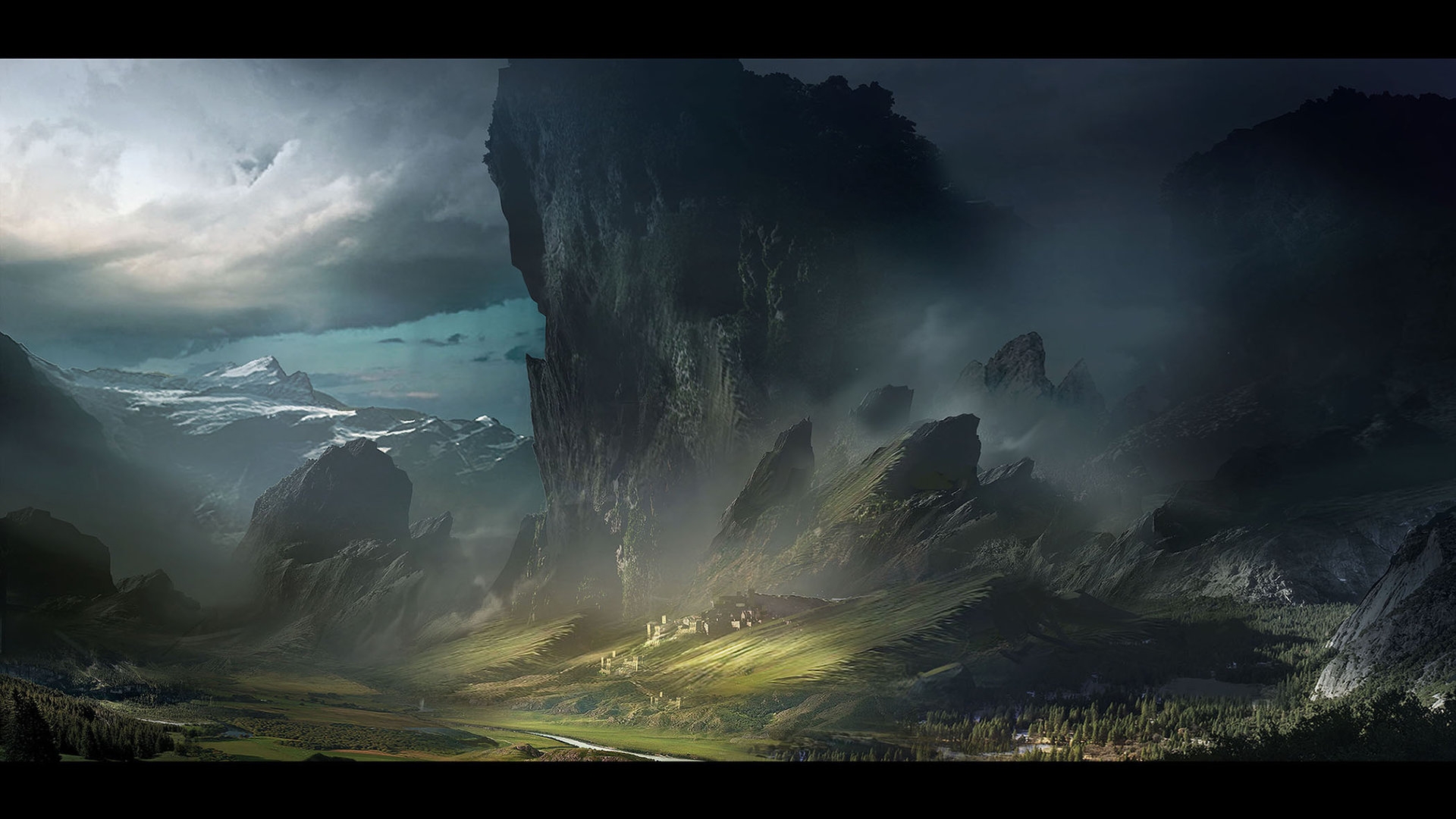 Enchanted Realms: HD Fantasy Landscape by Chino Rino Visual Lab