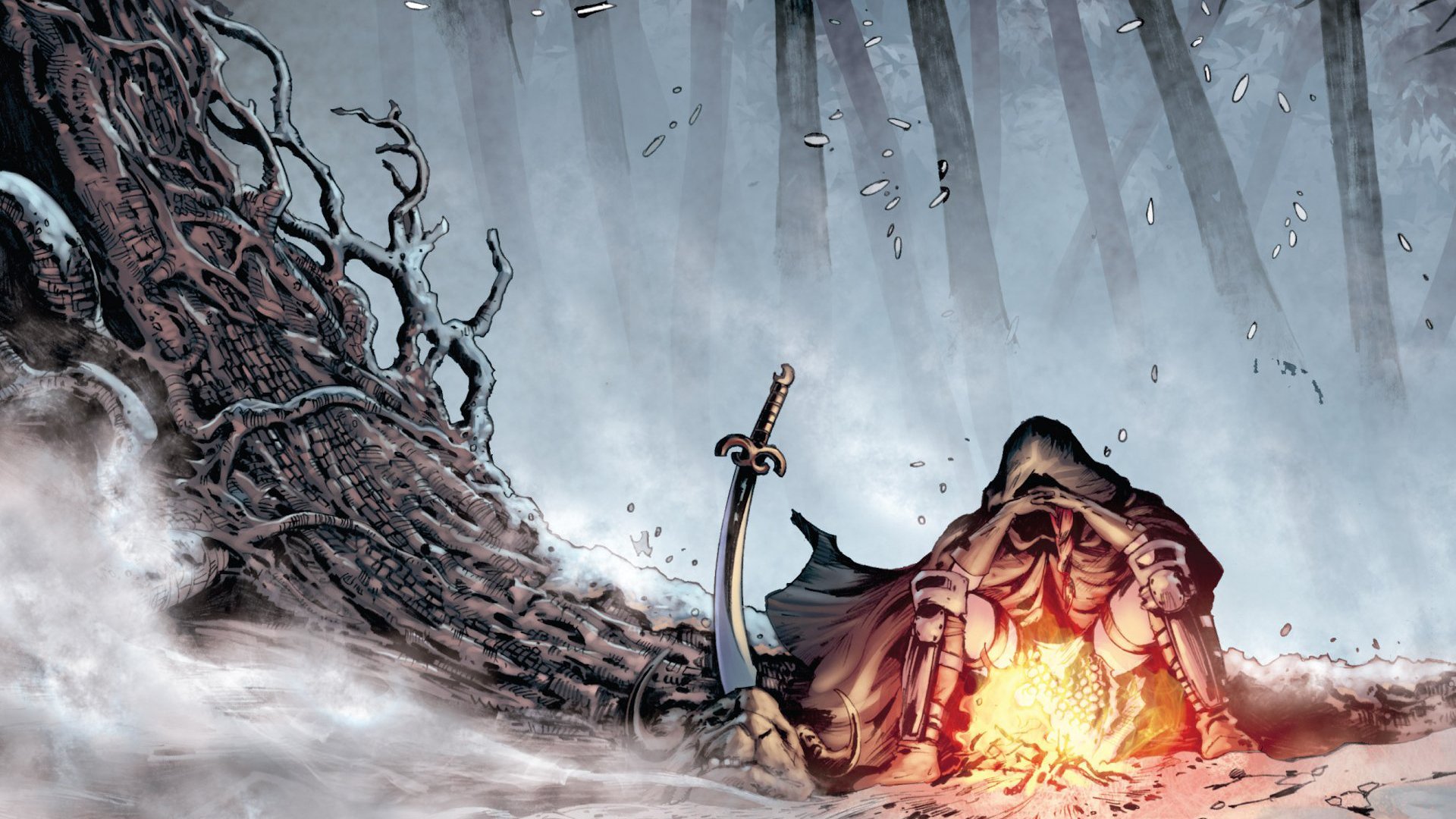 Download Comic Red Sonja HD Wallpaper | 1920x1080 | Wallpaper Abyss